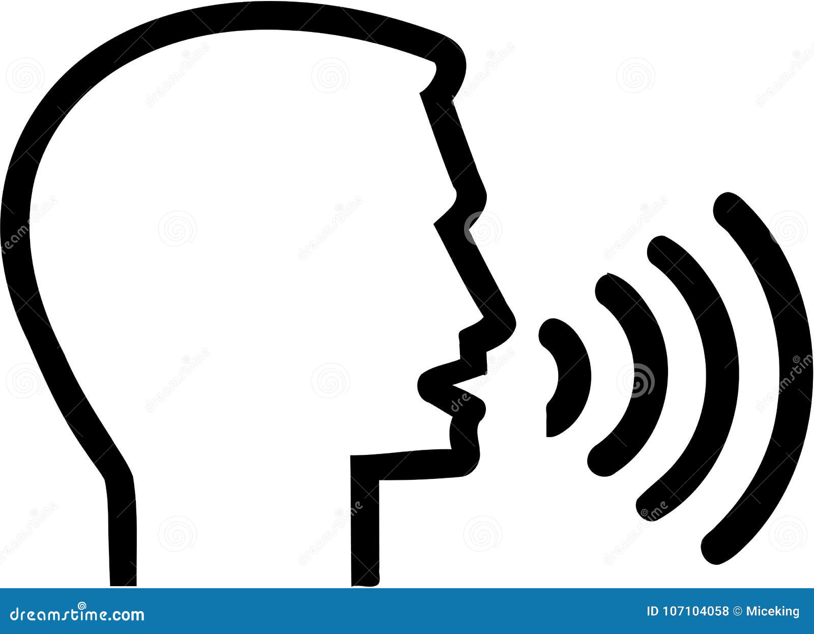 Speech Therapist Logo Sign. Speech Pathologist Symbol. Open Mouth And ...