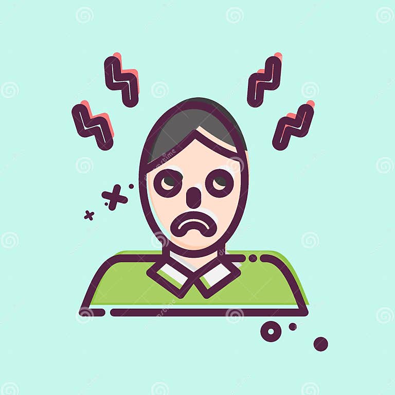 Icon Headache. Related To Body Ache Symbol. MBE Style. Simple Design ... Icon Headache. Related To Body Ache Symbol. MBE Style. Simple Design ...