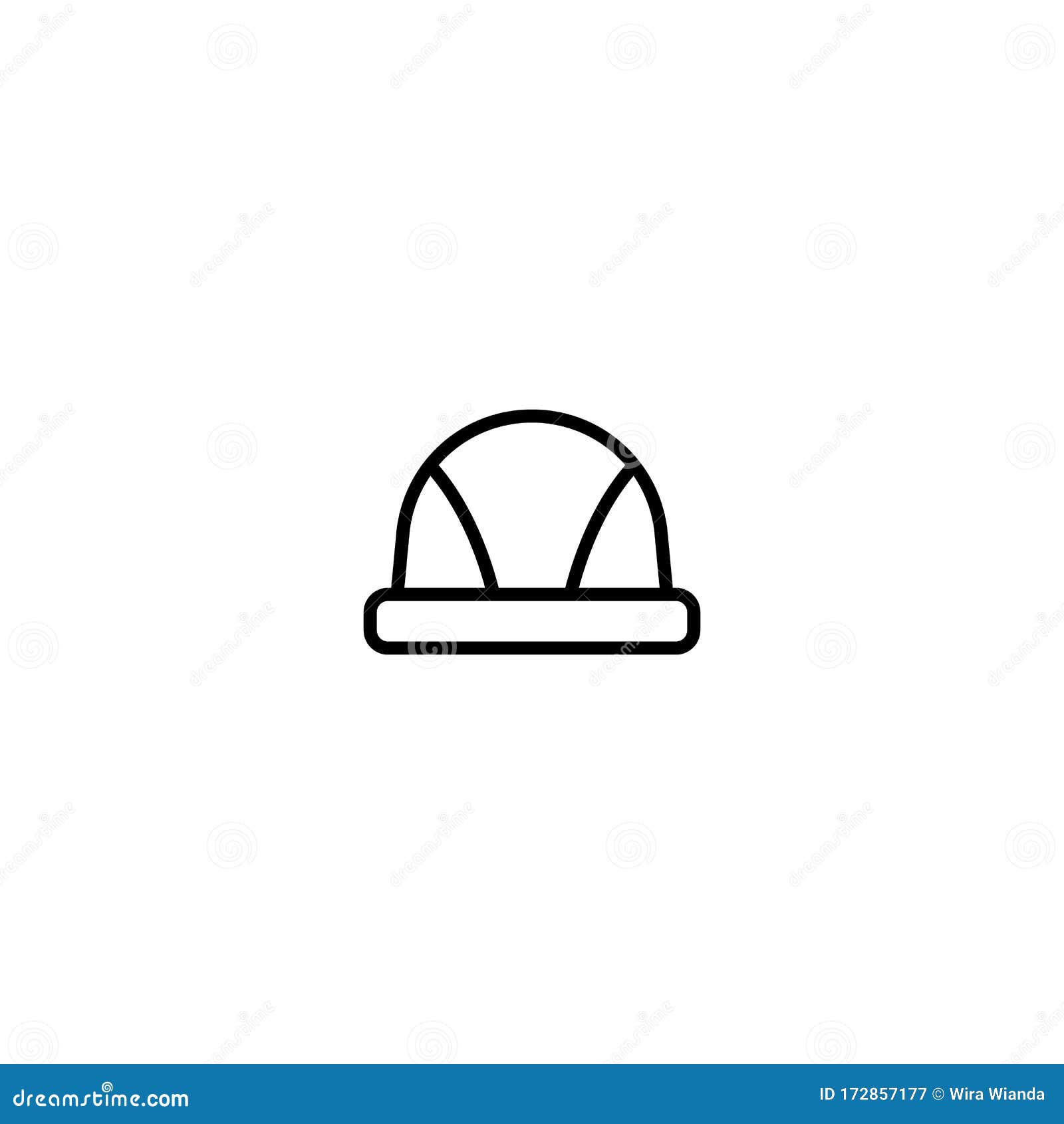 Icon Helmet Vector Graphic Illustrator Perfect for Building Stock ...