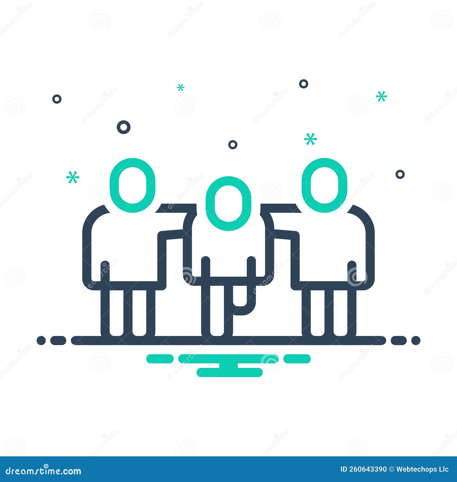 Mix Icon for Helpful, Subsidiary and Auxiliary Stock Vector ...