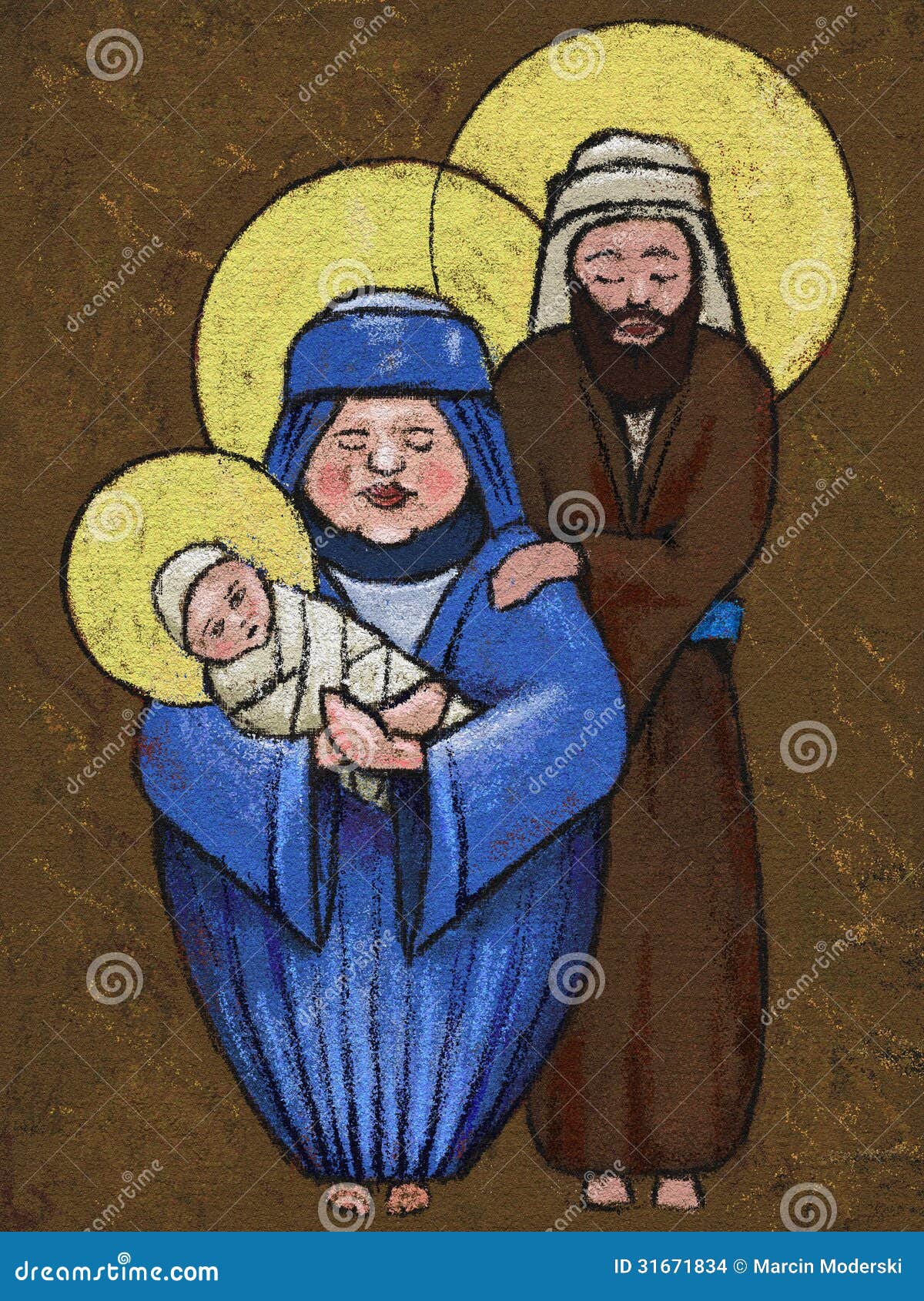 Icon Of The Holy Trinity Royalty-Free Stock Image | CartoonDealer.com ...
