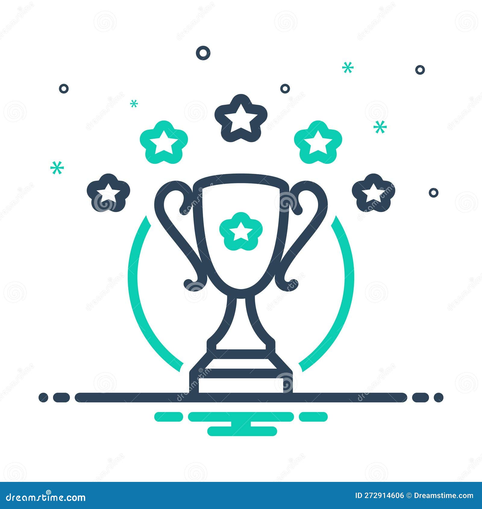 Mix Icon for Hon, Honorable and Winner Stock Vector - Illustration of ...