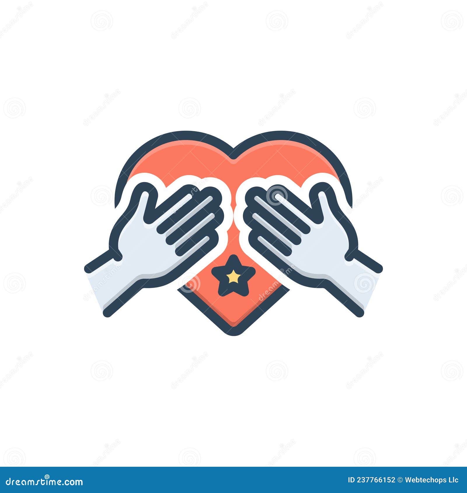 Color Illustration Icon for Honest, Scrupulous and Authentic Stock ...