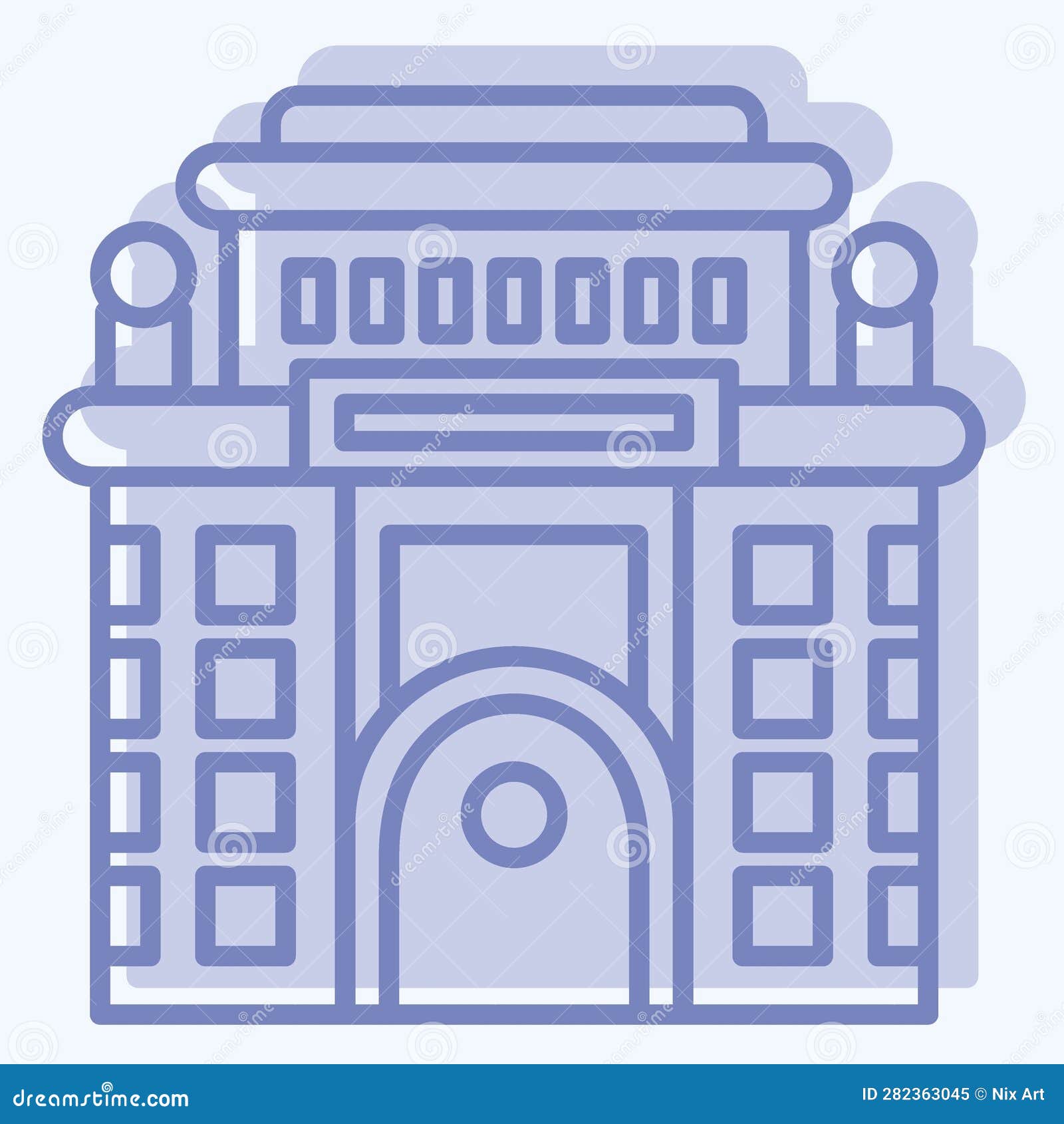 Icon Hotel. Related To Accommodations Symbol. Two Tone Style. Simple ...