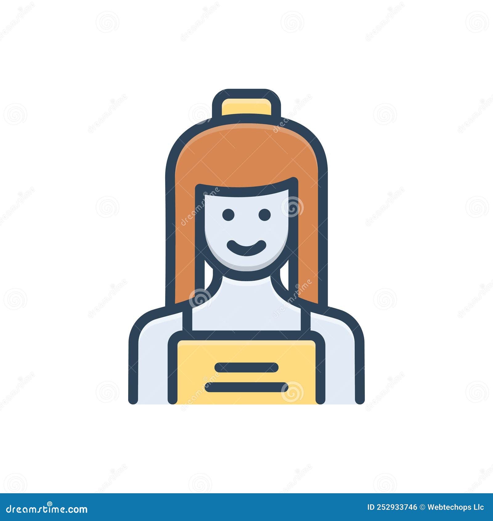 Color Illustration Icon for Housewives, Mistress and Homemaker Stock ...