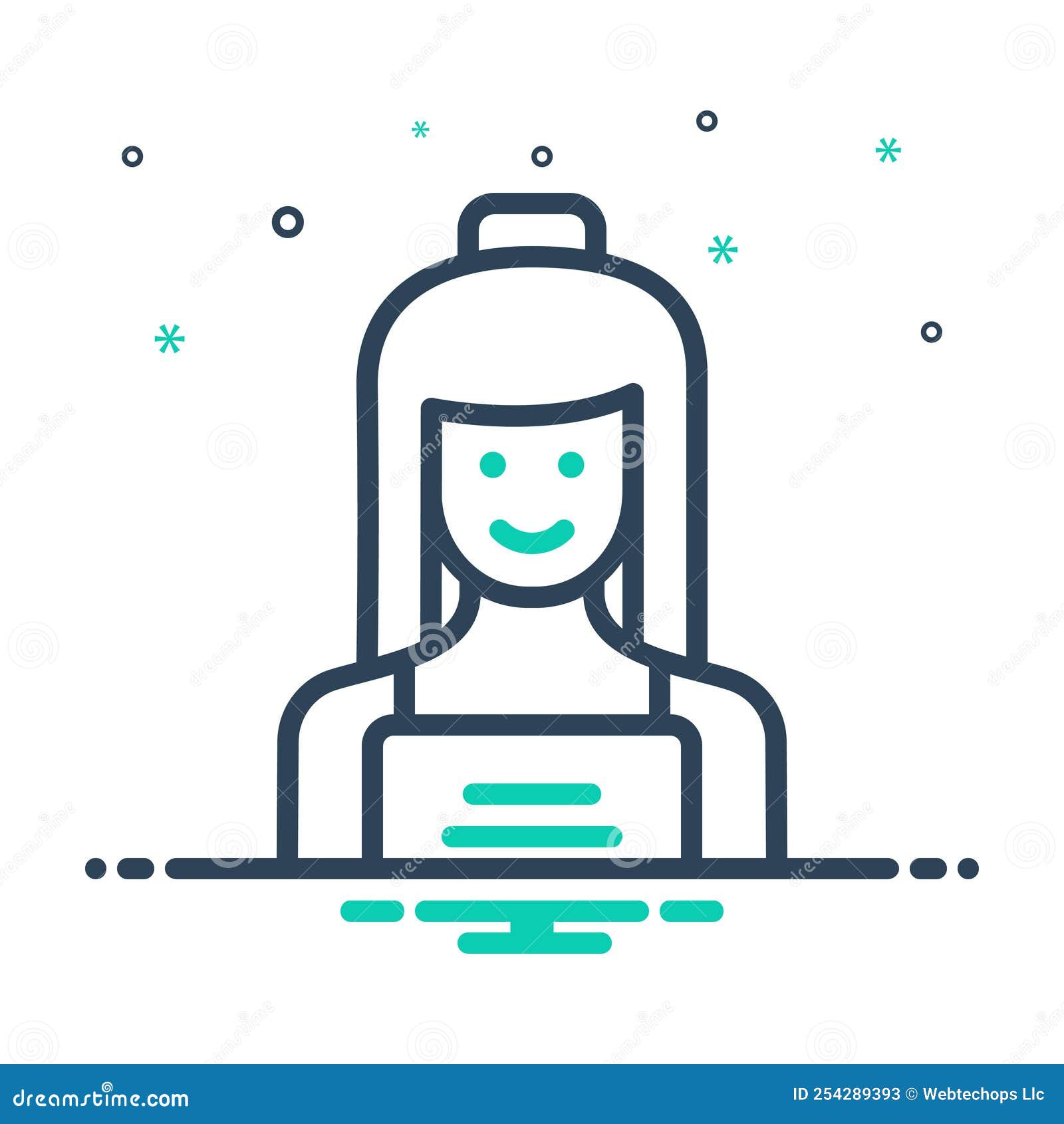 Mix Icon for Housewives, Mistress and Homemaker Stock Vector ...