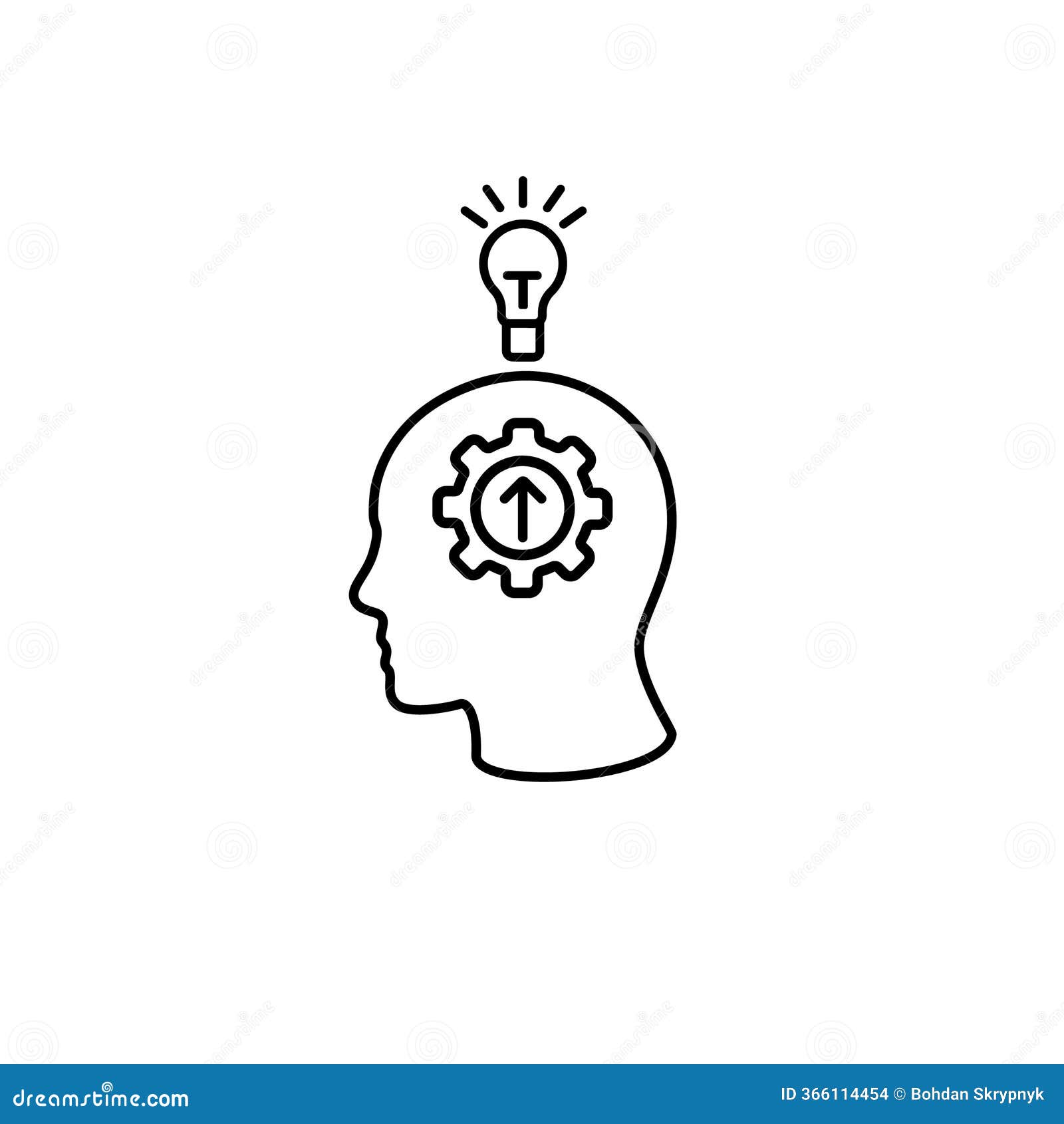 Ingenious Head. 3D Rendering Royalty-Free Stock Image | CartoonDealer ...