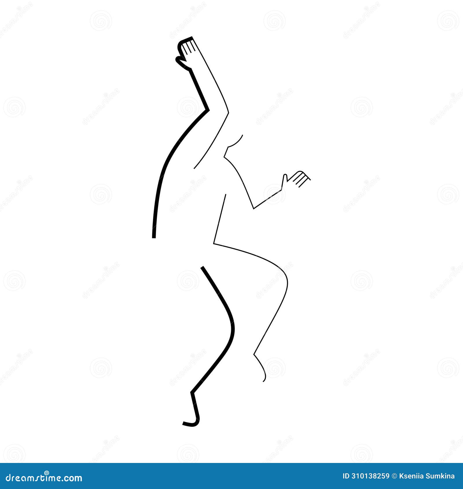 Icon of Sitting Man with Raised Hand Isolated on White Stock Vector ...