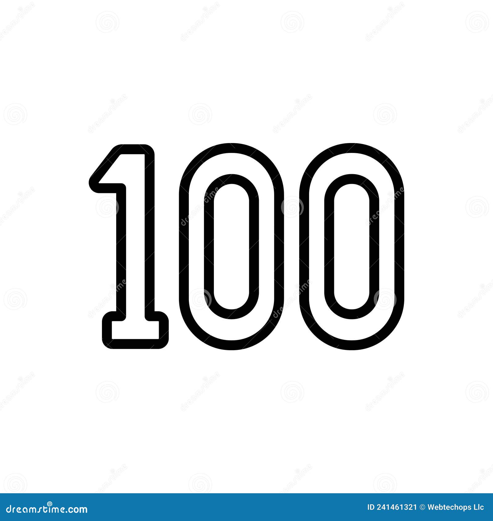 100 Percent. 100 Score. Emoji Of One Hundred. Icon Of Score Points ...