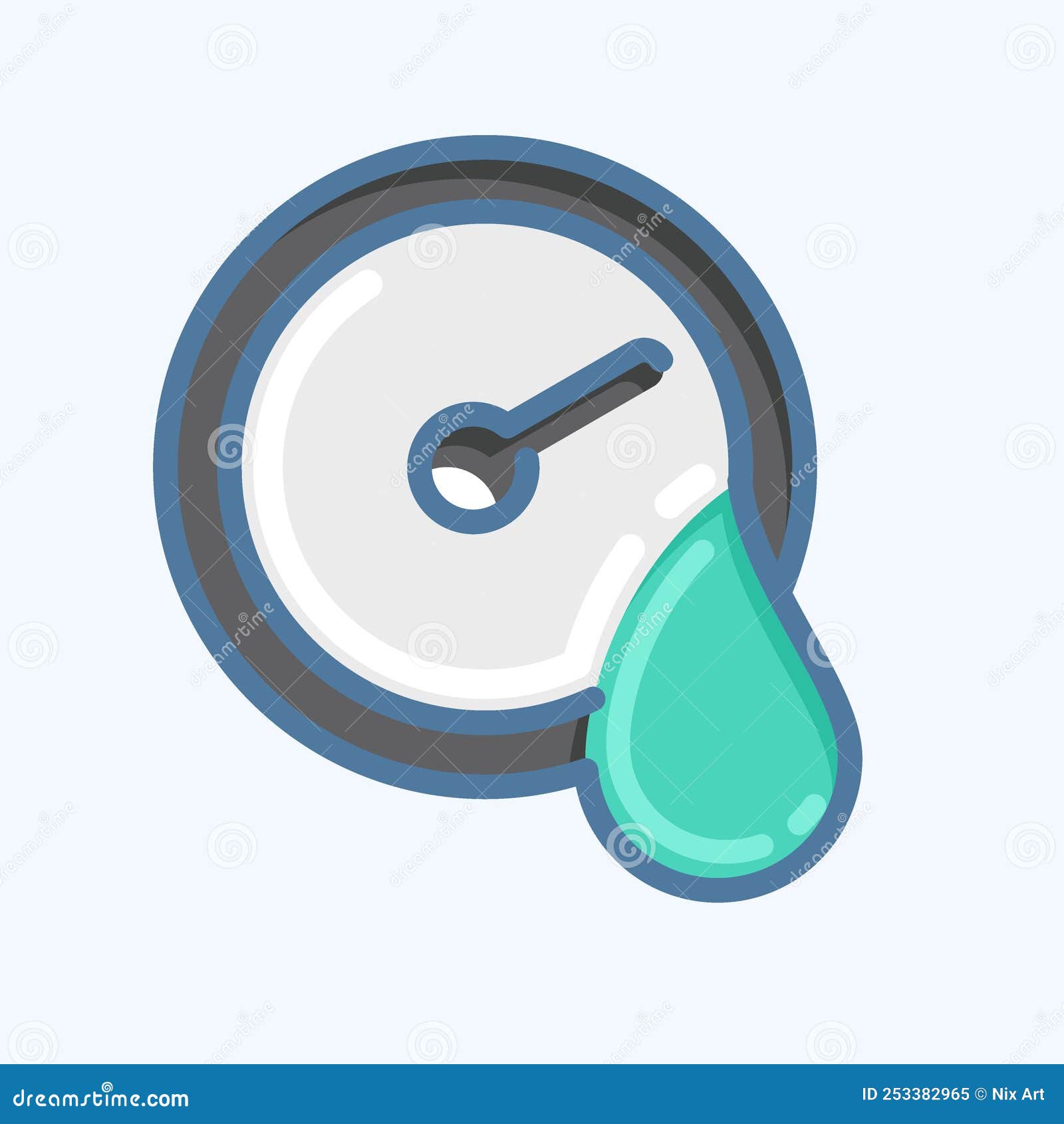 Icon Hygrometer. Suitable for Education Symbol. Doodle Style. Simple ...