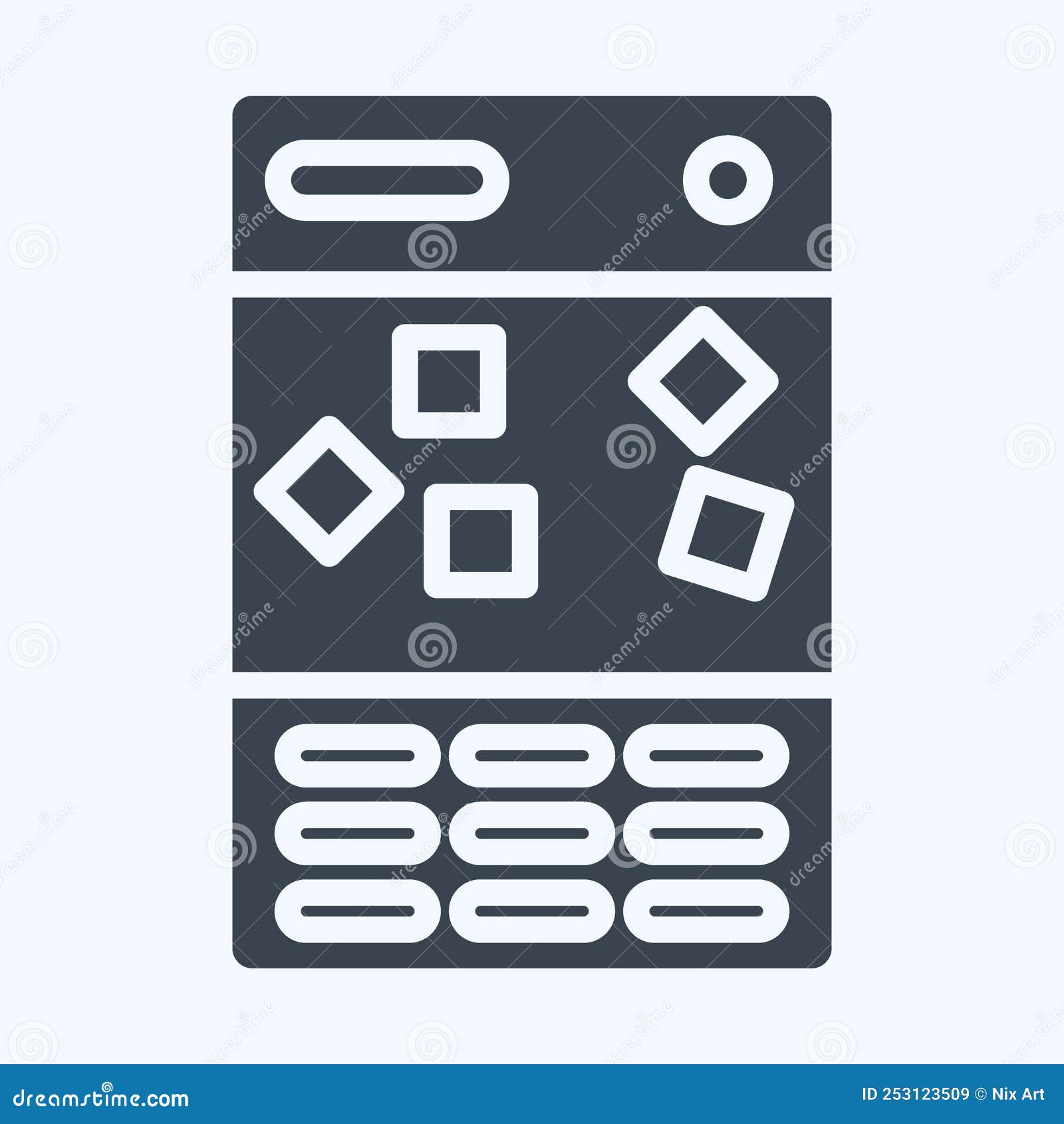 Icon Ice Maker. Suitable for Kitchen Appliances Symbol. Glyph Style ...