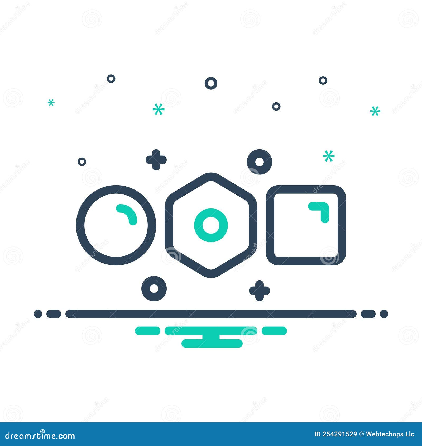 Mix Icon for Icons, Sign and Symbol Stock Vector - Illustration of ...