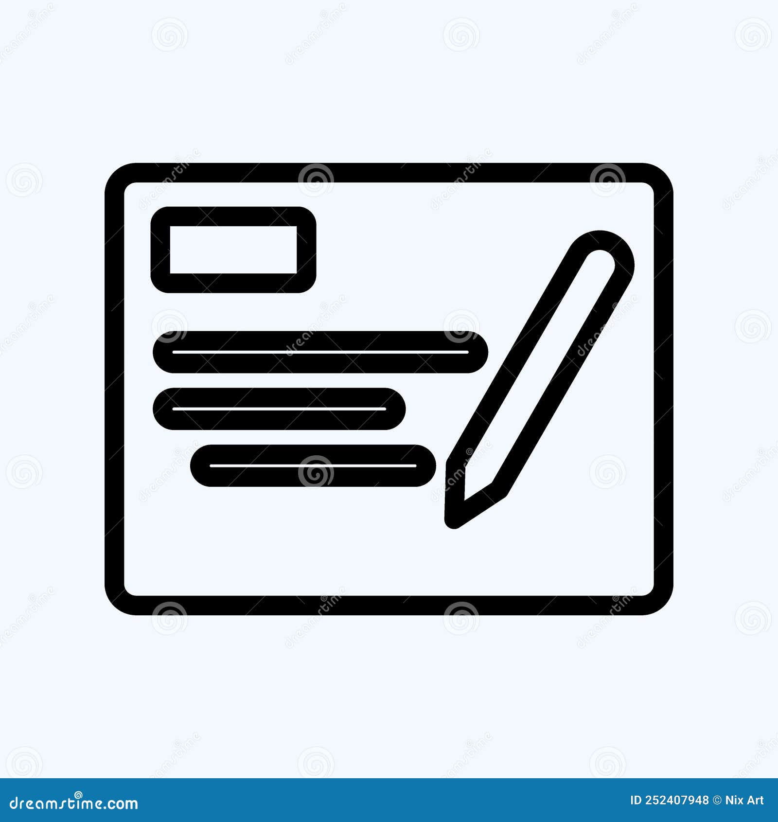 Icon Identity. Suitable for Branding Symbol. Line Style. Simple Design ...