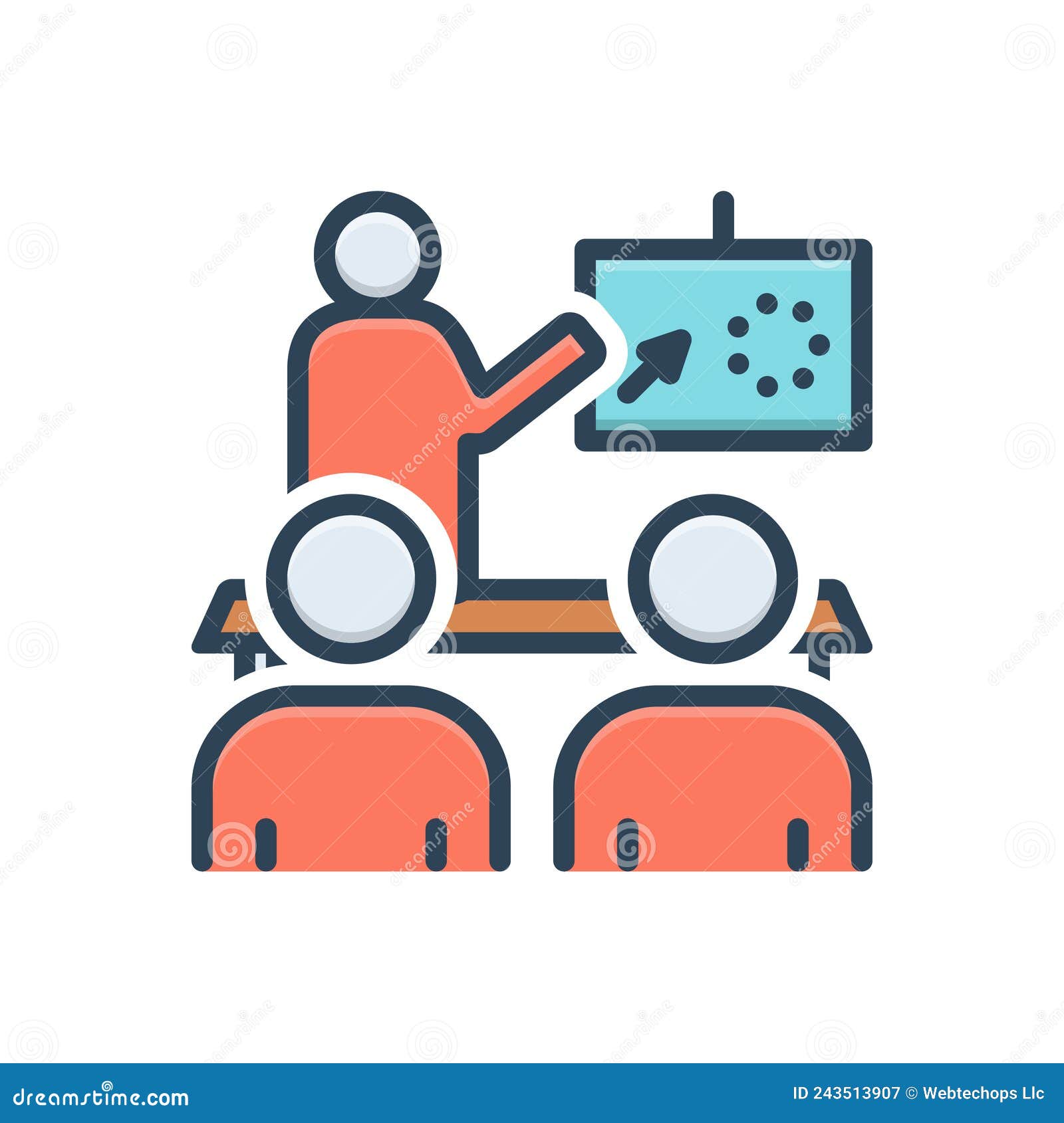 Color Illustration Icon for Illustrate, Decode and Spell Stock ...