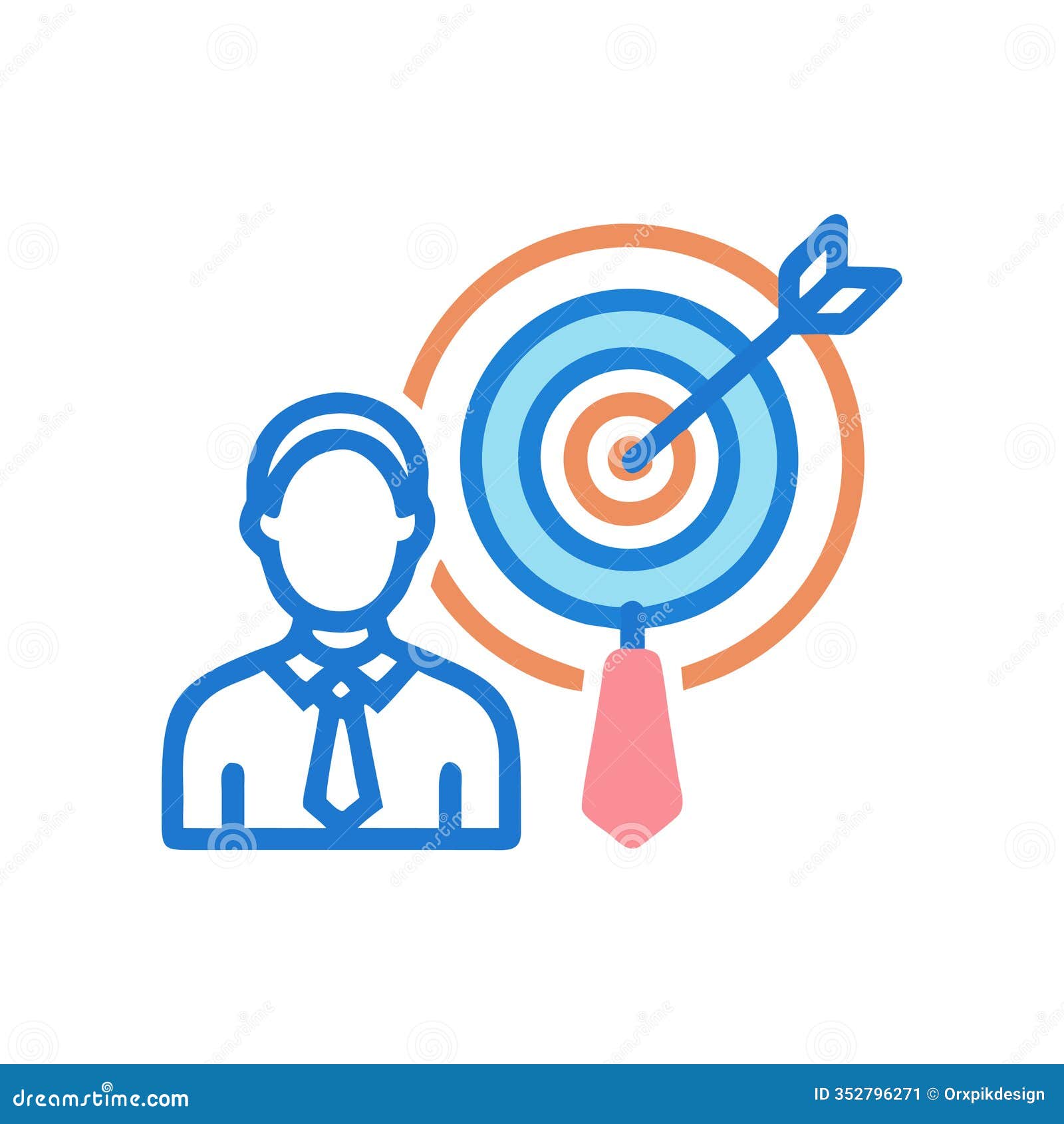 Dynamic Business Expansion Plan Icon Vector Illustration ...