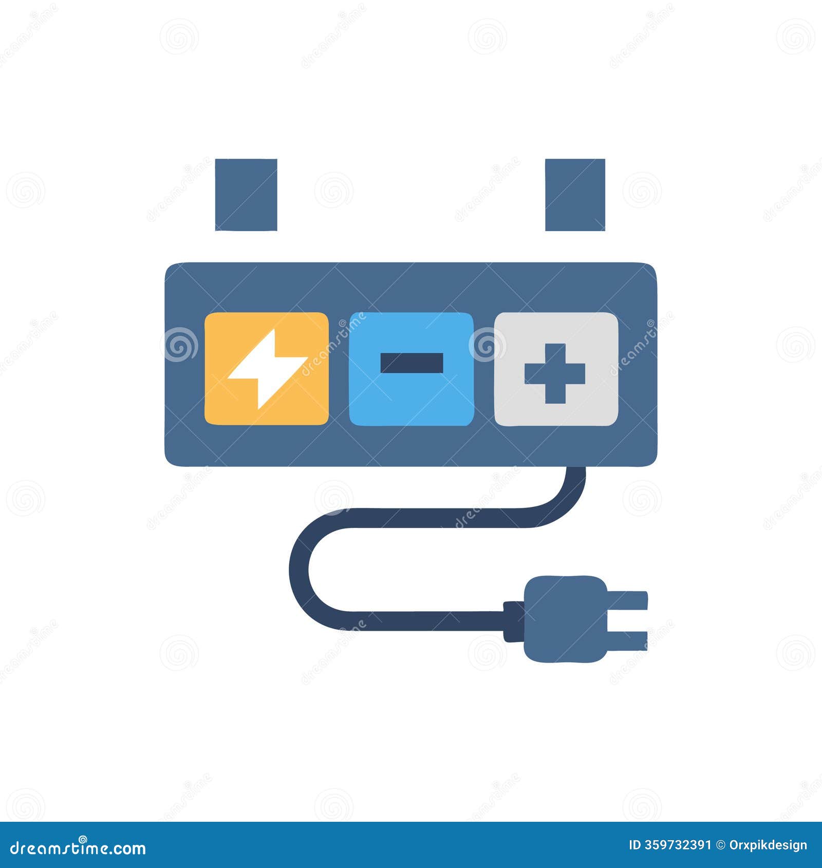 Efficient Battery Charge Controller Icon for Solar Stock Illustration ...