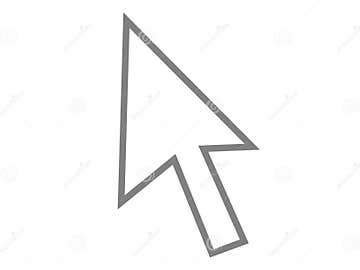 Mouse Pointer (mouse Cursor) Icon Illustration Stock Vector ...