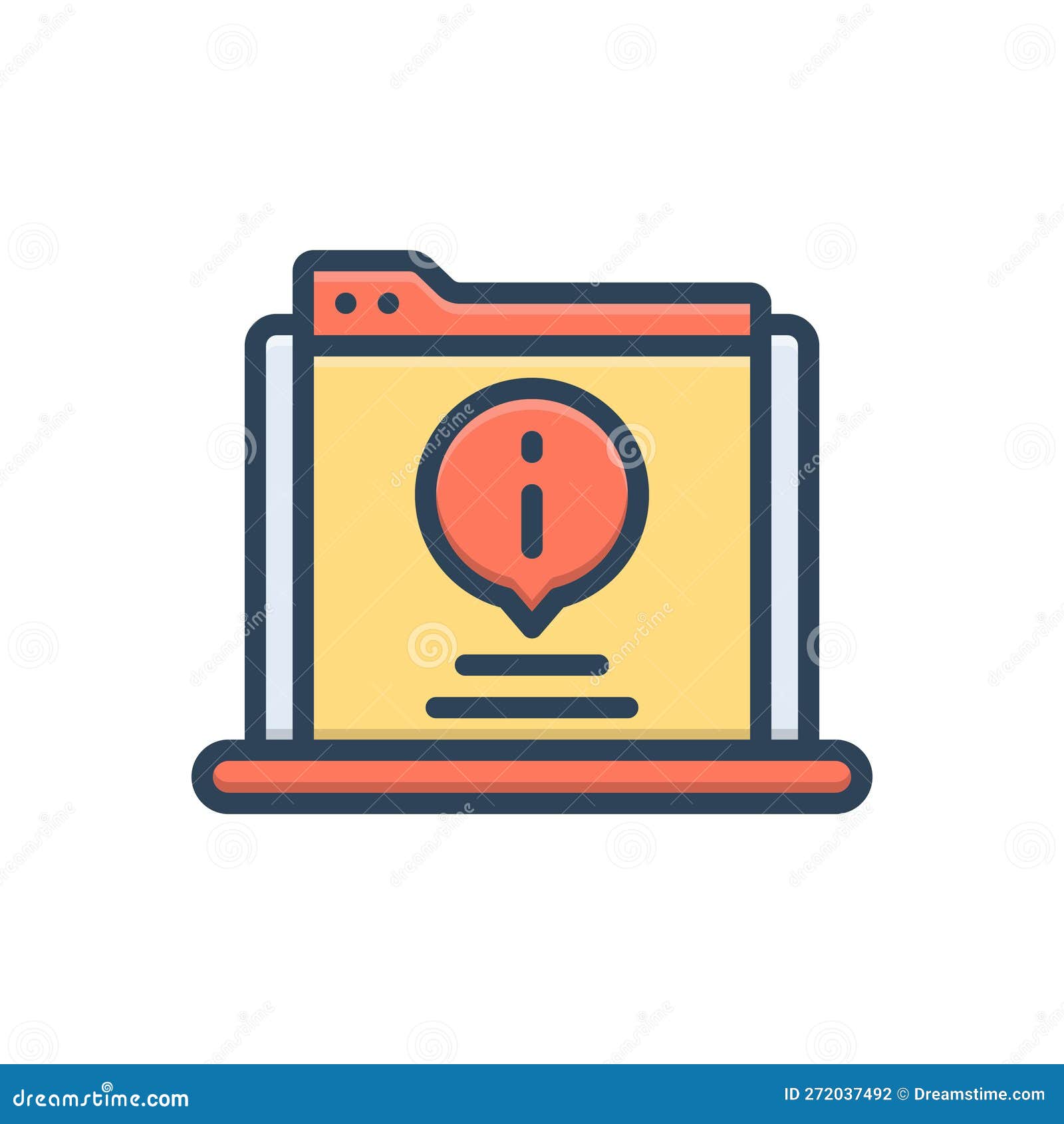 Two Color Importance Vector Icon From Social Concept. Isolated Blue ...