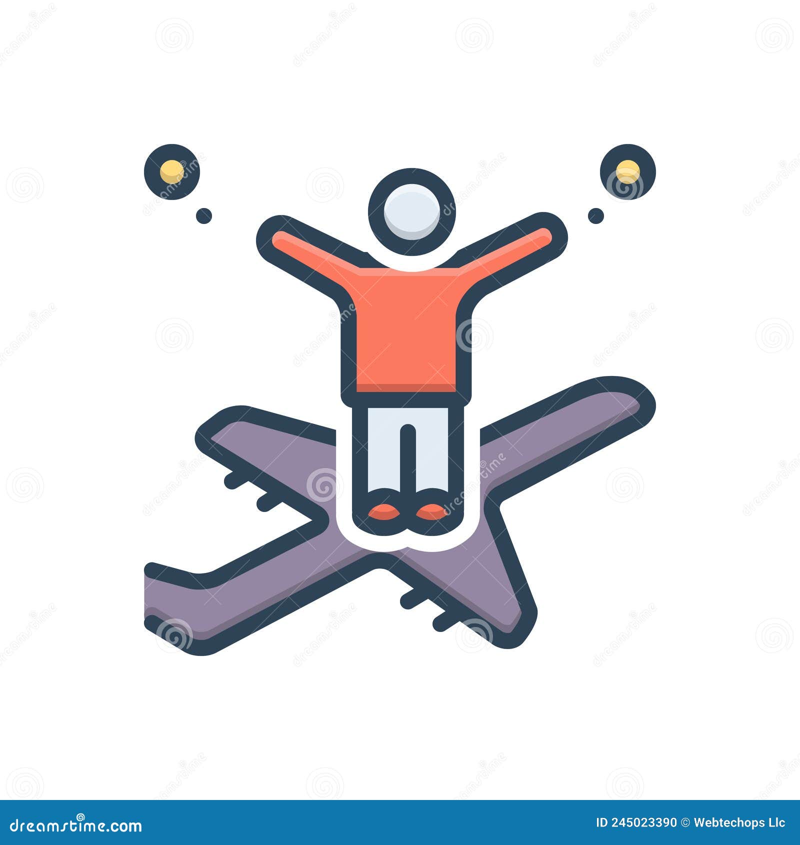 Color Illustration Icon for Impossible, Hardly and Possible Stock ...