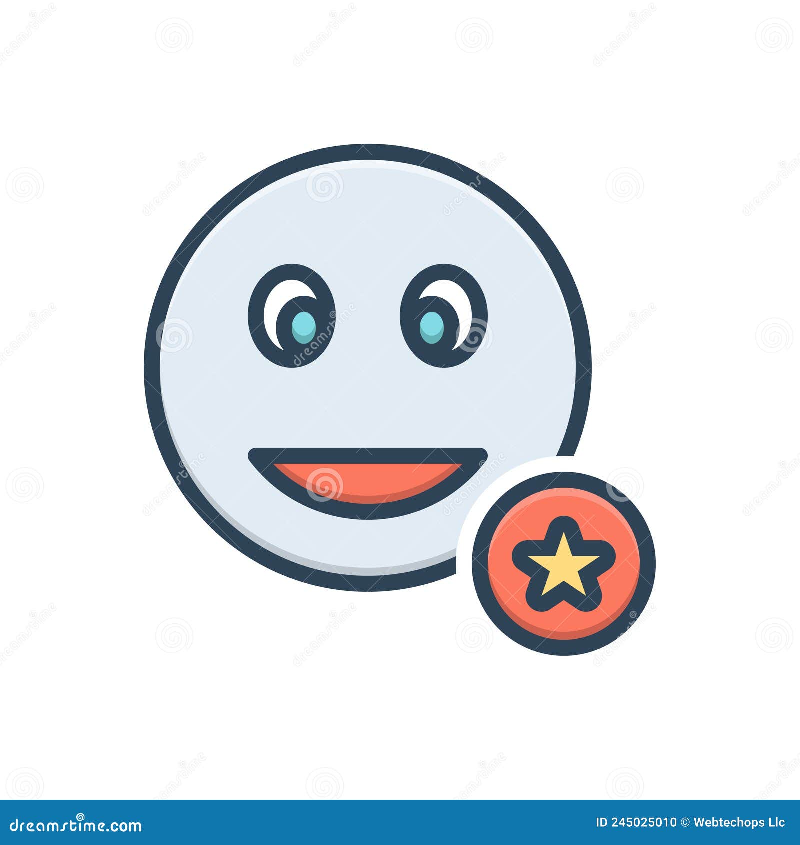 Color Illustration Icon for Impressive, Magnificent and Majestic Stock ...