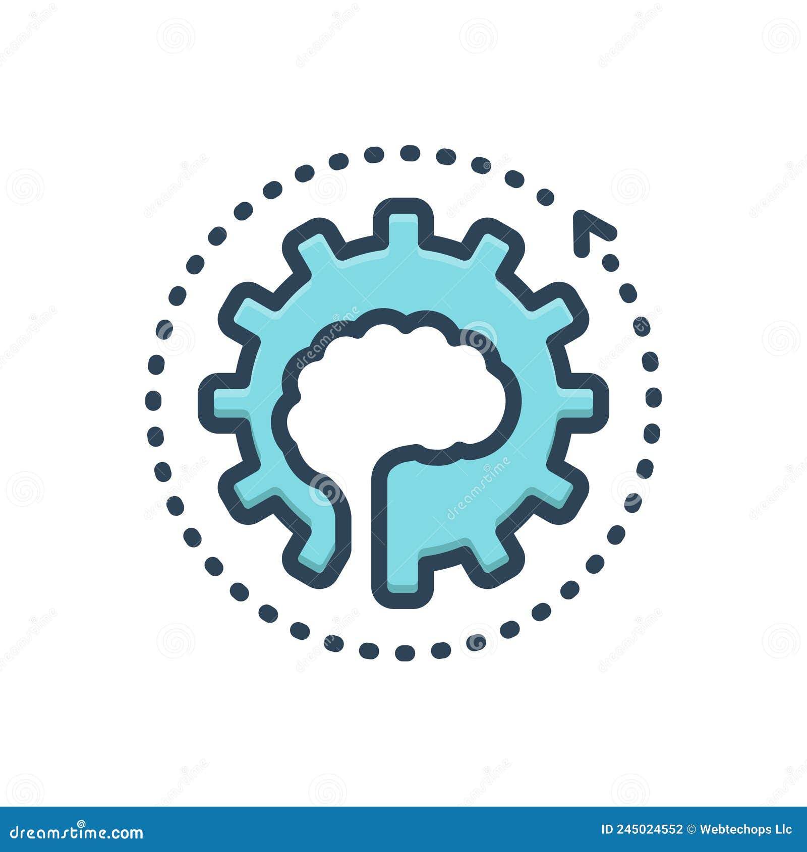 Color Illustration Icon for Improvement, Development and Reform Stock ...