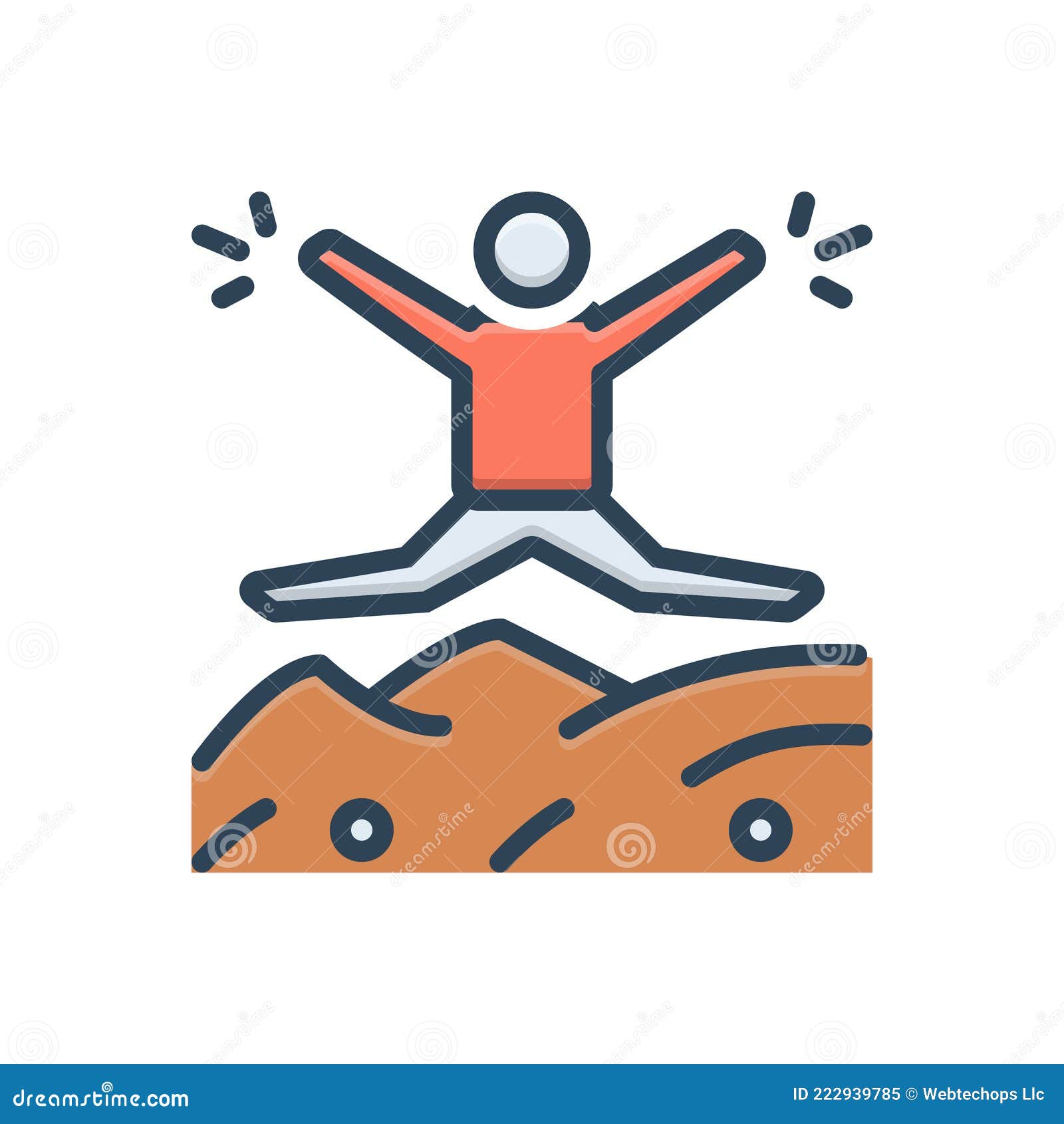 Color Illustration Icon for Impulsive, Impetuous and Hasty Stock ...