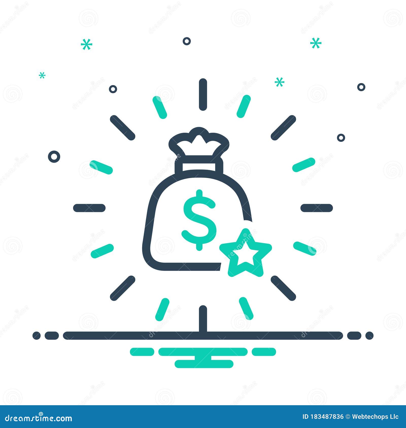 Mix Icon for Incentive, Boost and Bonus Stock Vector - Illustration of ...