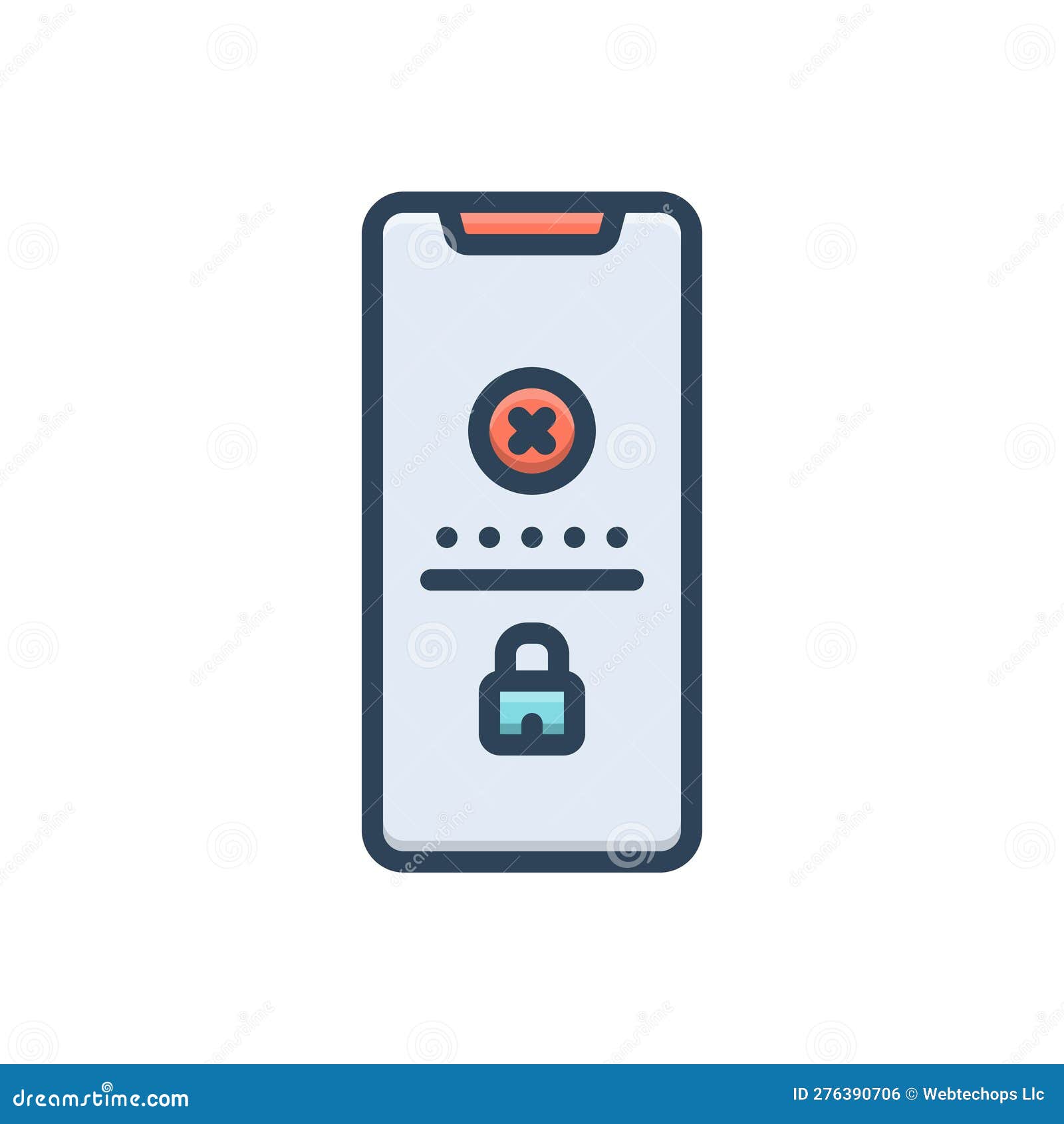 Color Illustration Icon for Incorrect, Wrong and Error Stock ...