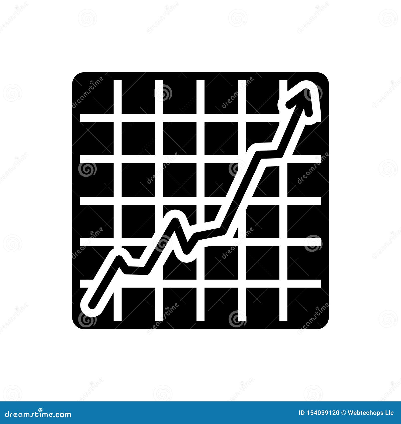 Increasing Stocks Graphic Of Bars Icon On White Background. Simple ... Increasing Stocks Graphic Of Bars Icon On White Background. Simple ...