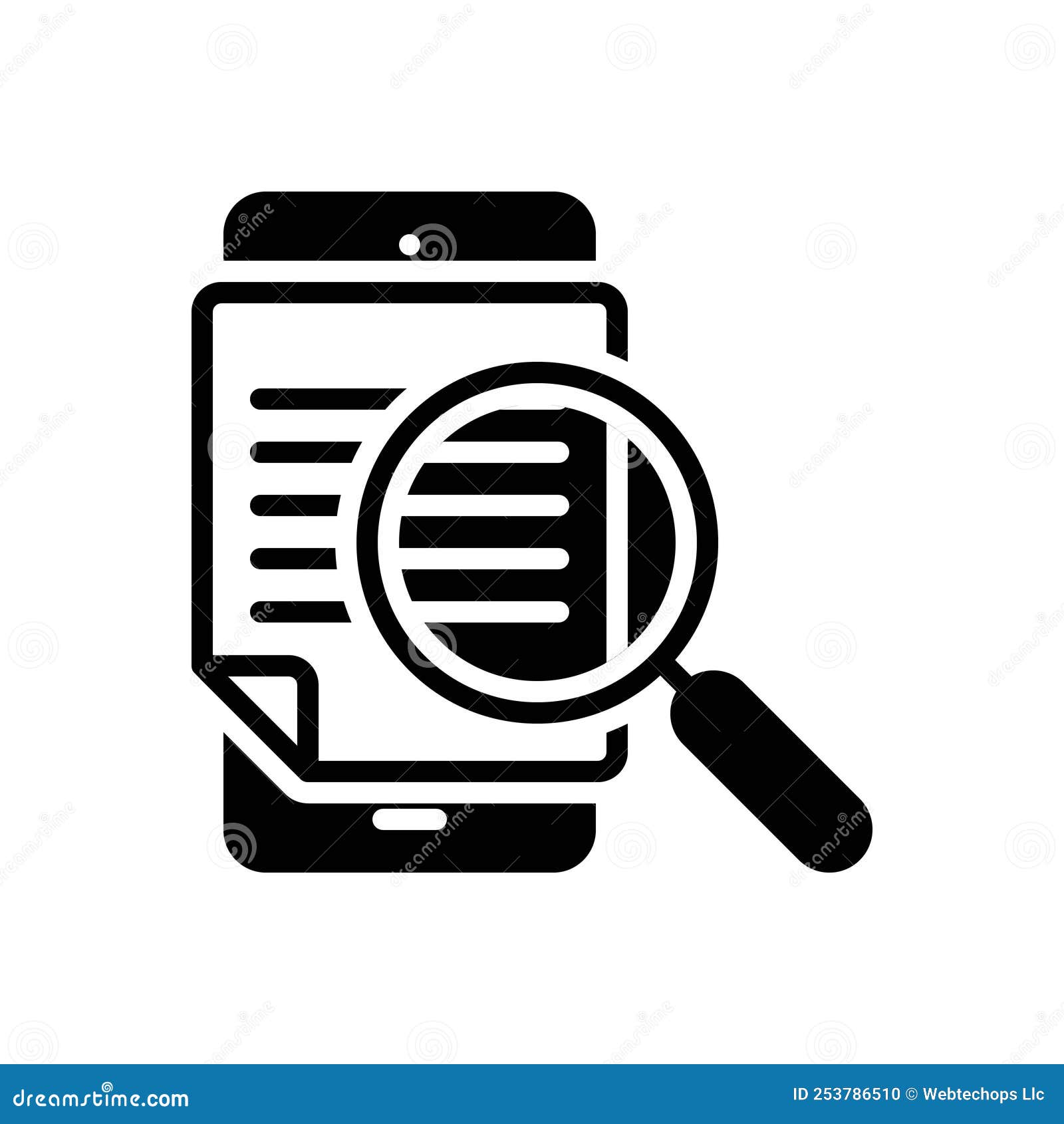 Black Solid Icon for Indexed, Consecutive and Progressive Stock ...