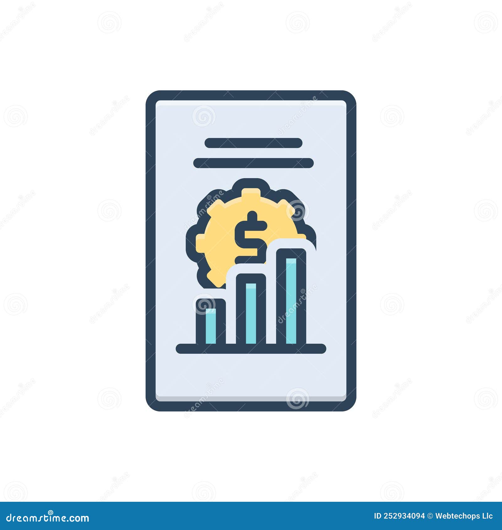 Color Illustration Icon for Indices, Indicator and Scale Stock Vector ...