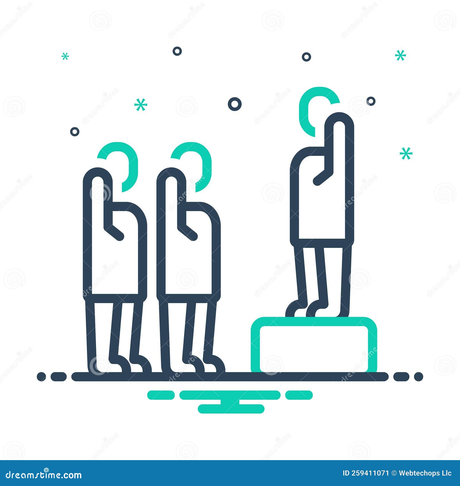 Persuade Convince Young Male Expression Avatar Illustration ...