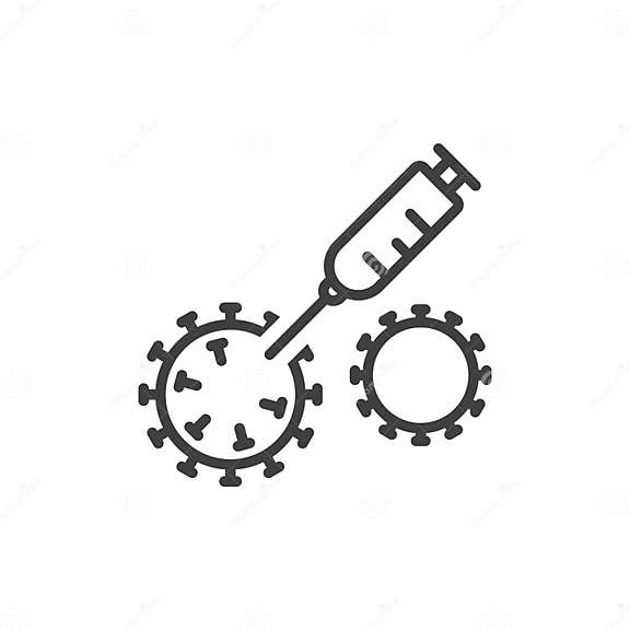 Icon Injection into the Virus by Means of a Syringe. Image Viruses ...
