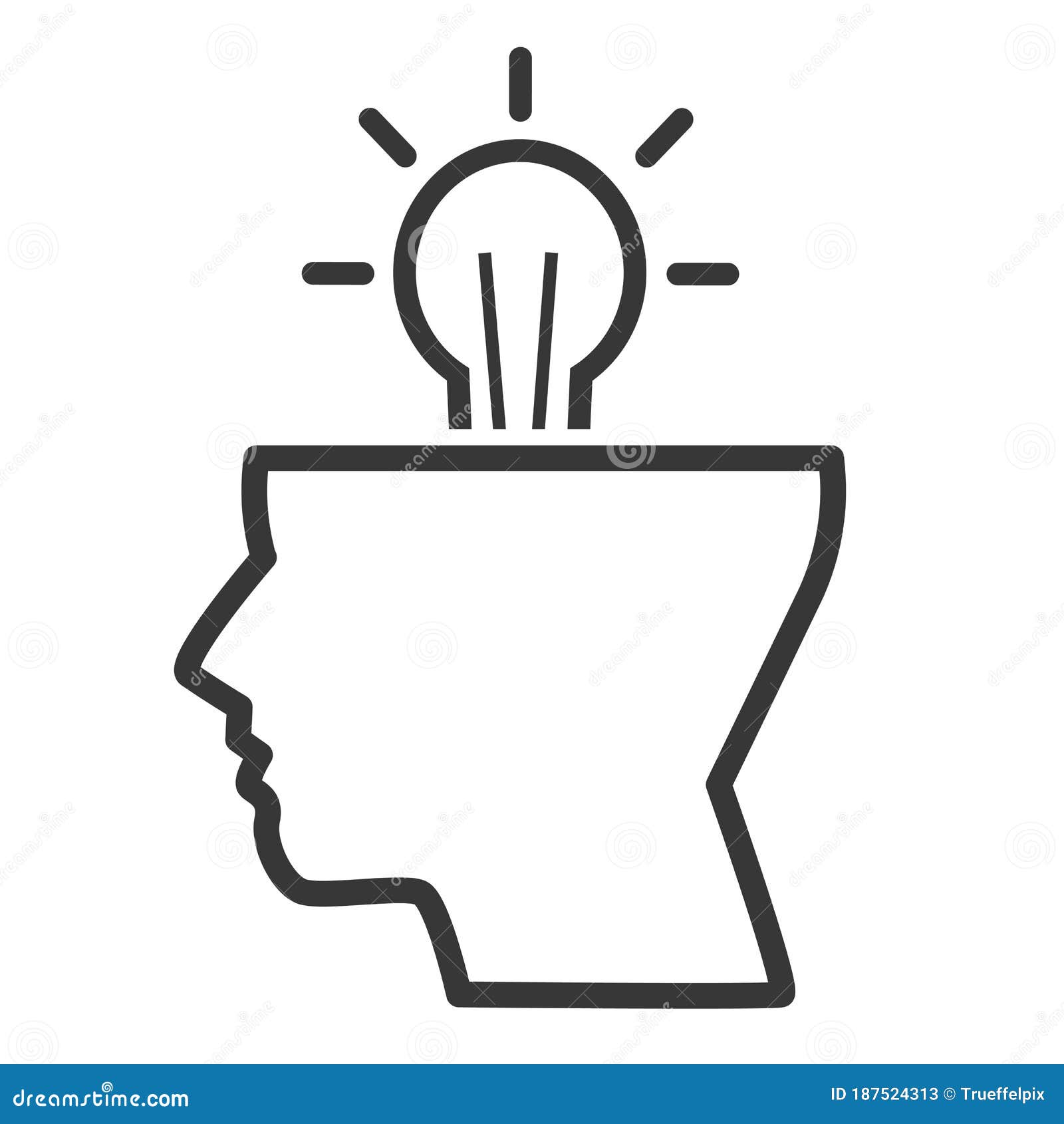 Icon Innovation and Ideas Vector Illustration Stock Vector ...