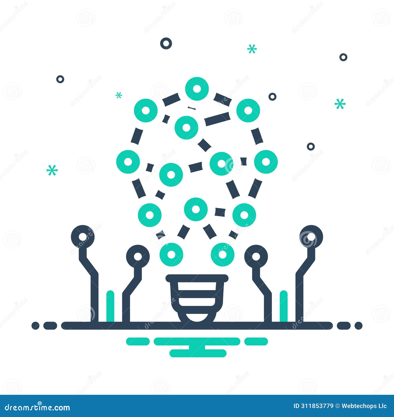 Mix Icon for Innovation, Modernity and Technology Stock Vector ...
