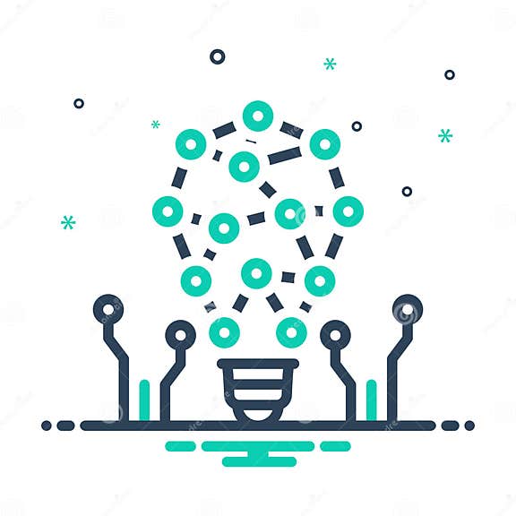 Mix Icon for Innovation, Modernity and Technology Stock Vector ...