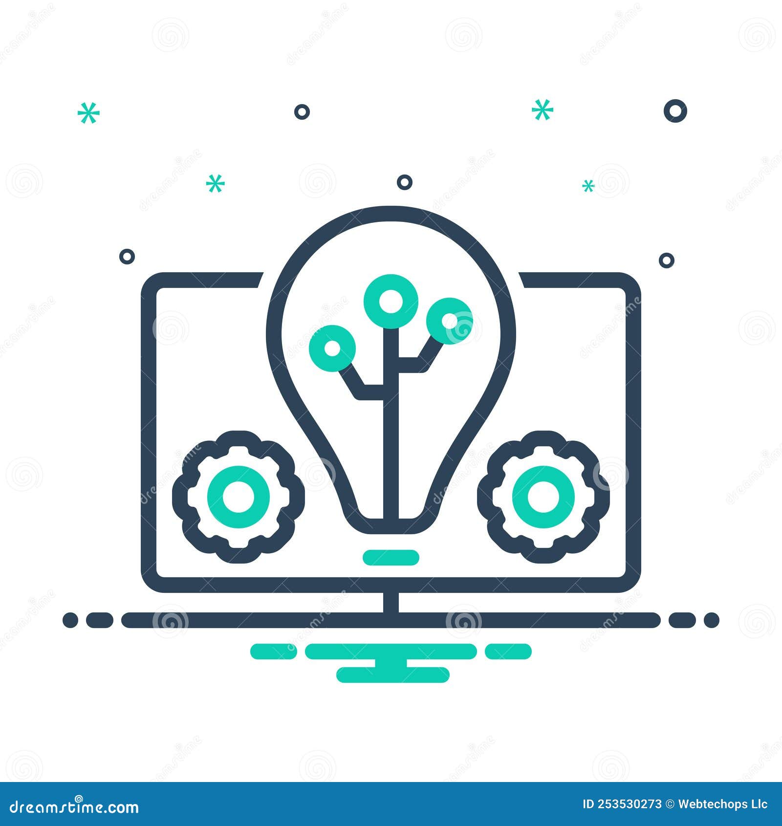 Mix Icon for Innovation, Modernization and Customize Stock Vector ...