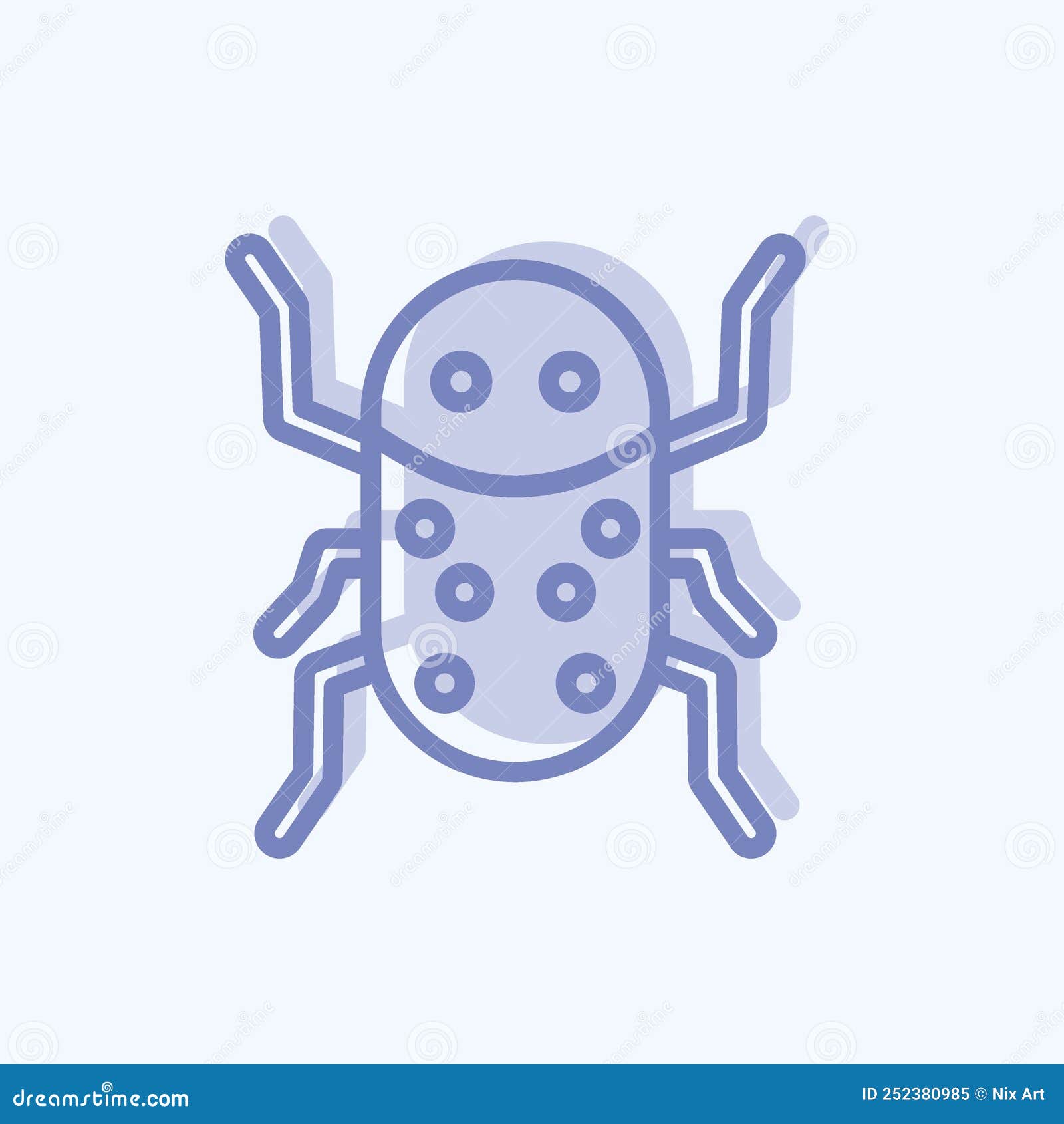 Icon Insect Infestation. Suitable for Disasters Symbol. Two Tone Style ...