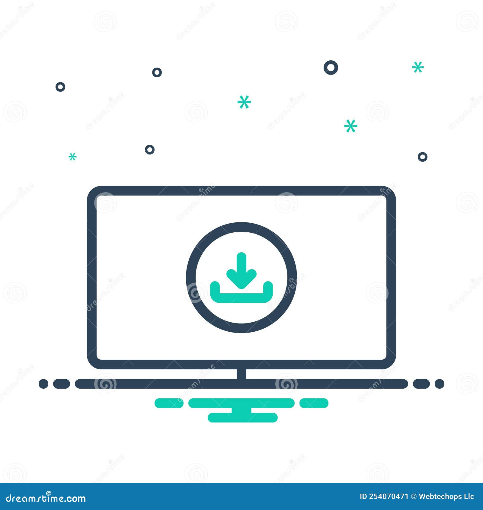 Mix Icon for Insert, System and Download Stock Illustration ...