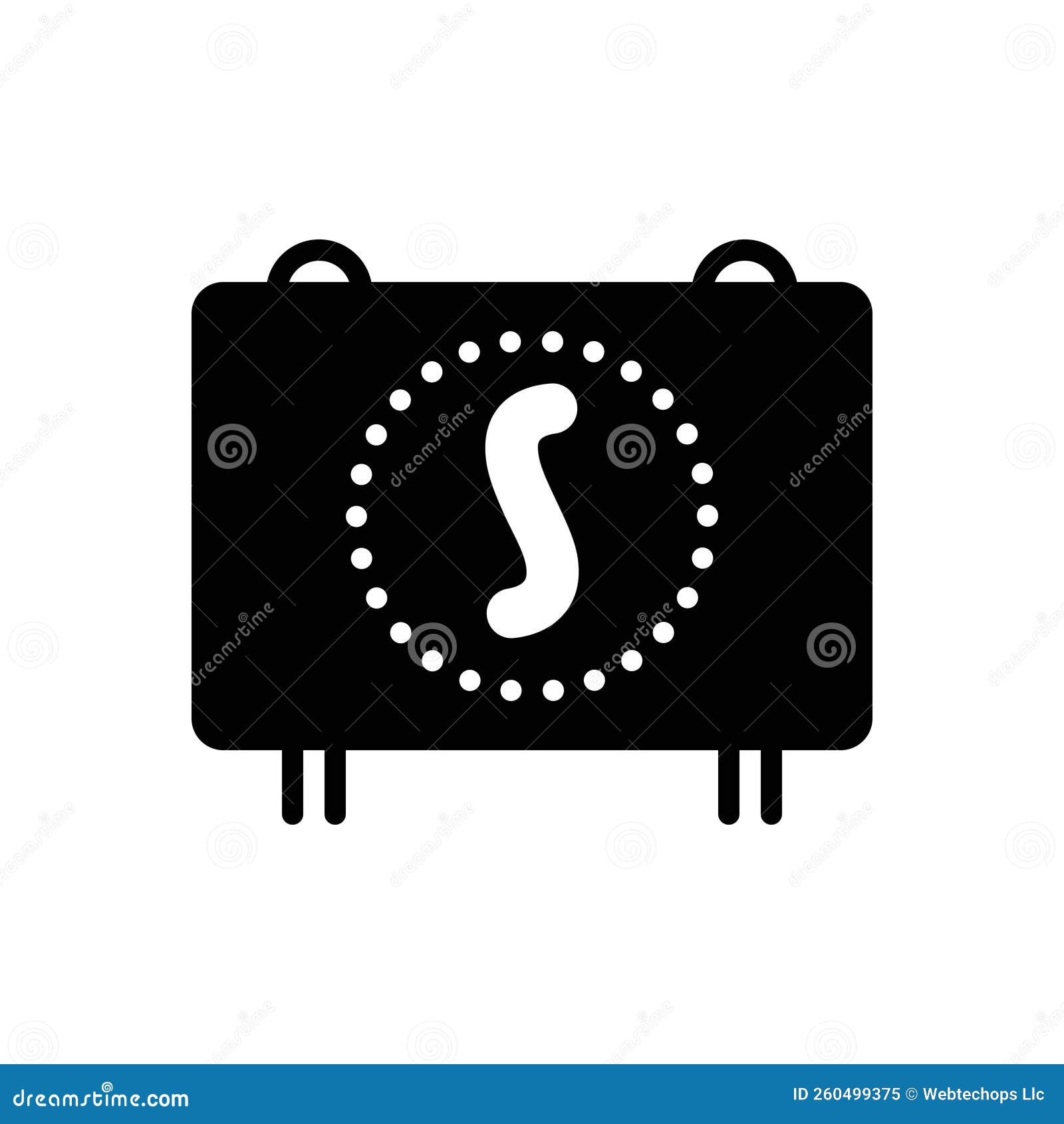 Black Solid Icon for Integral, Math and Sign Stock Illustration ...