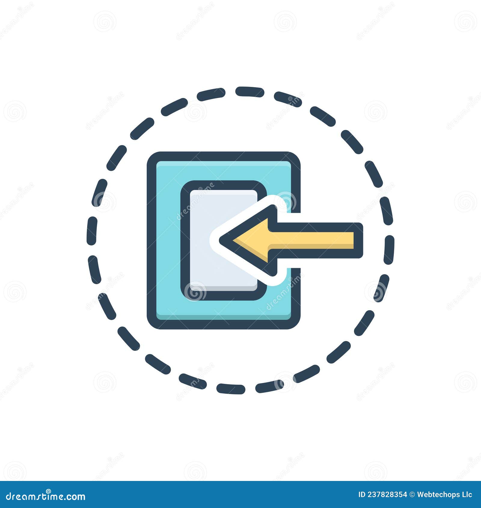 Logo Inner Circle Cartoon Vector | CartoonDealer.com #105353439