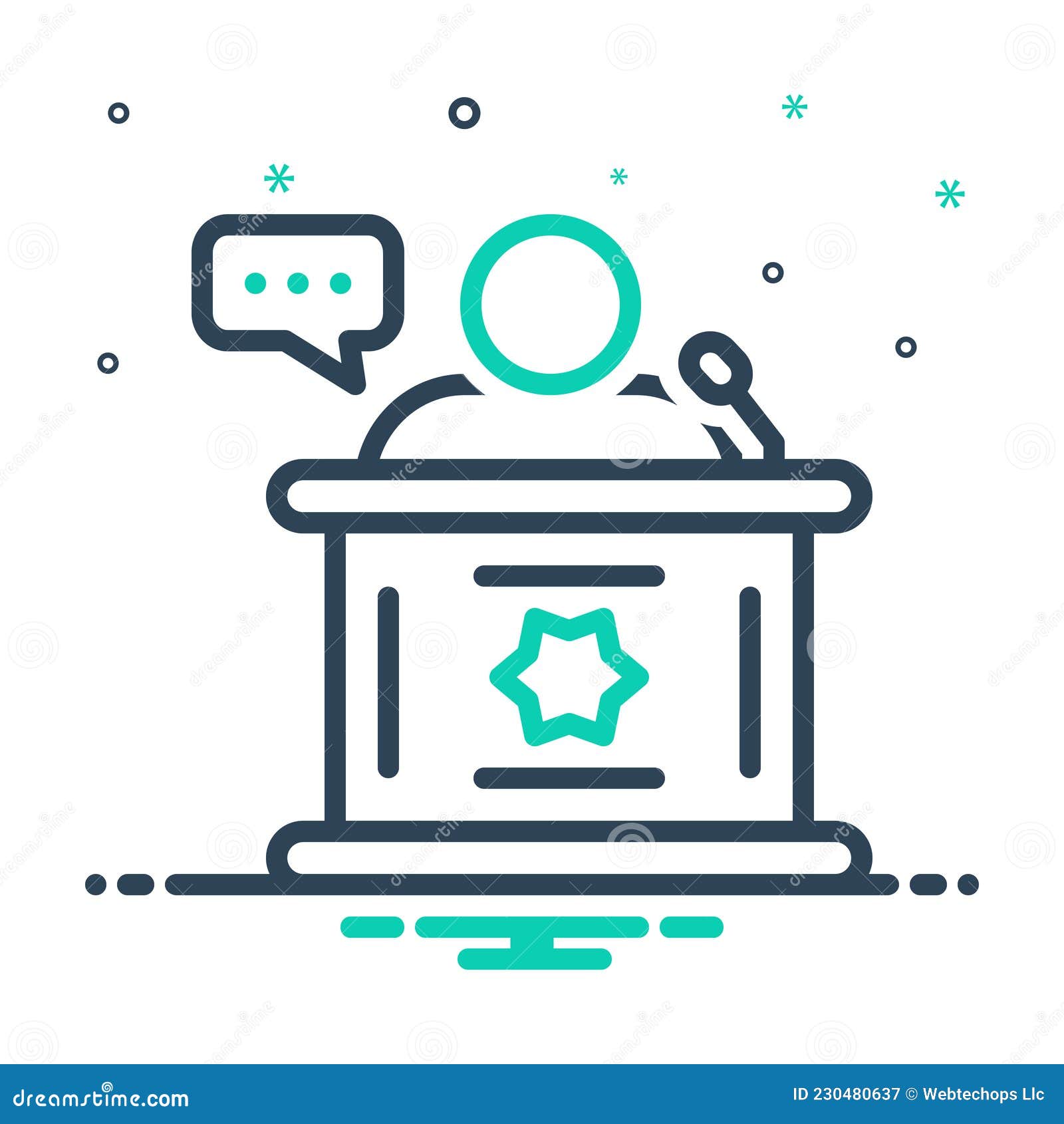 Mix Icon for Introduce, Familiarize and Acquaint Stock Vector ...