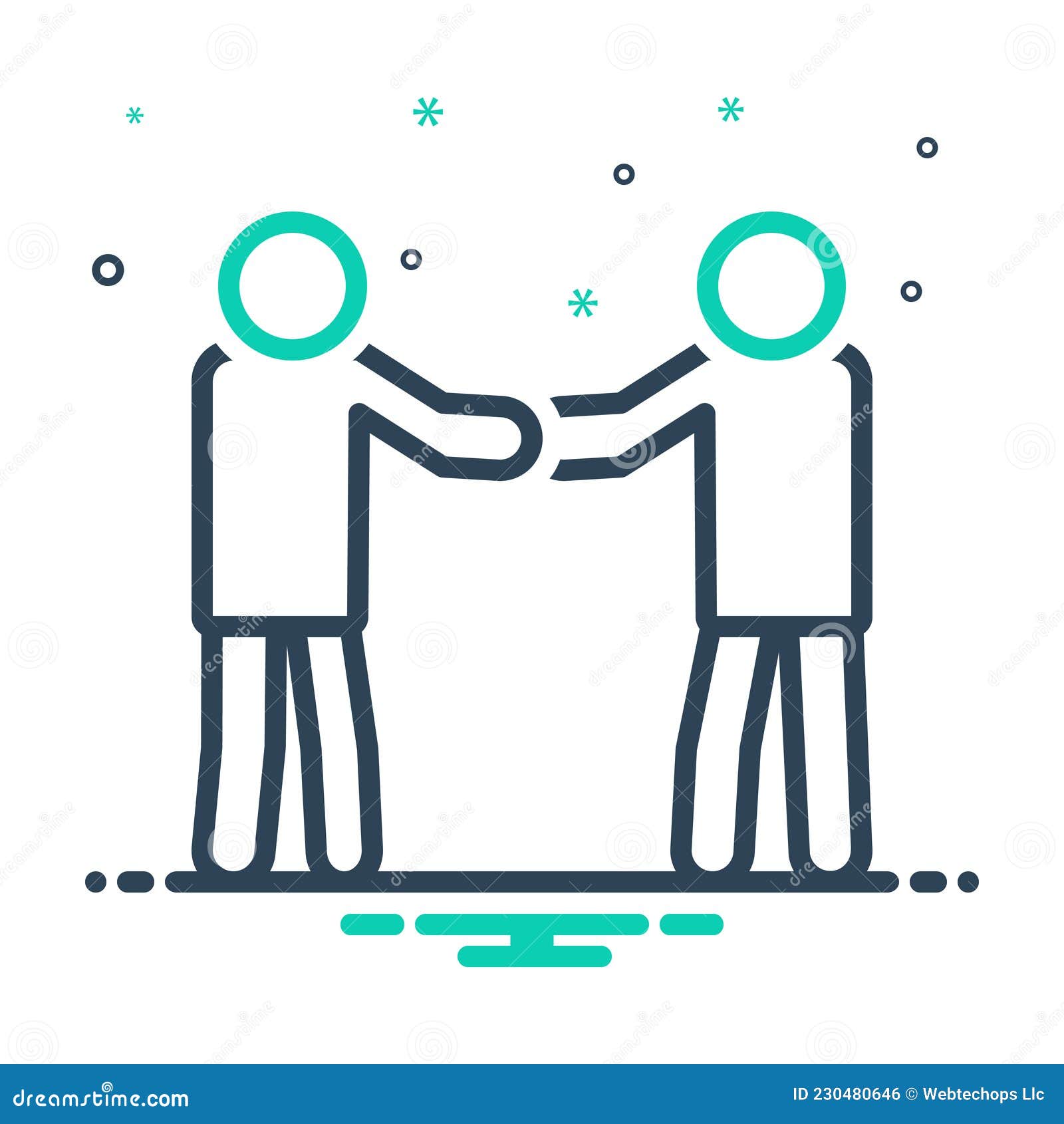 Mix Icon for Introduce, Human and Familiarize Stock Vector ...