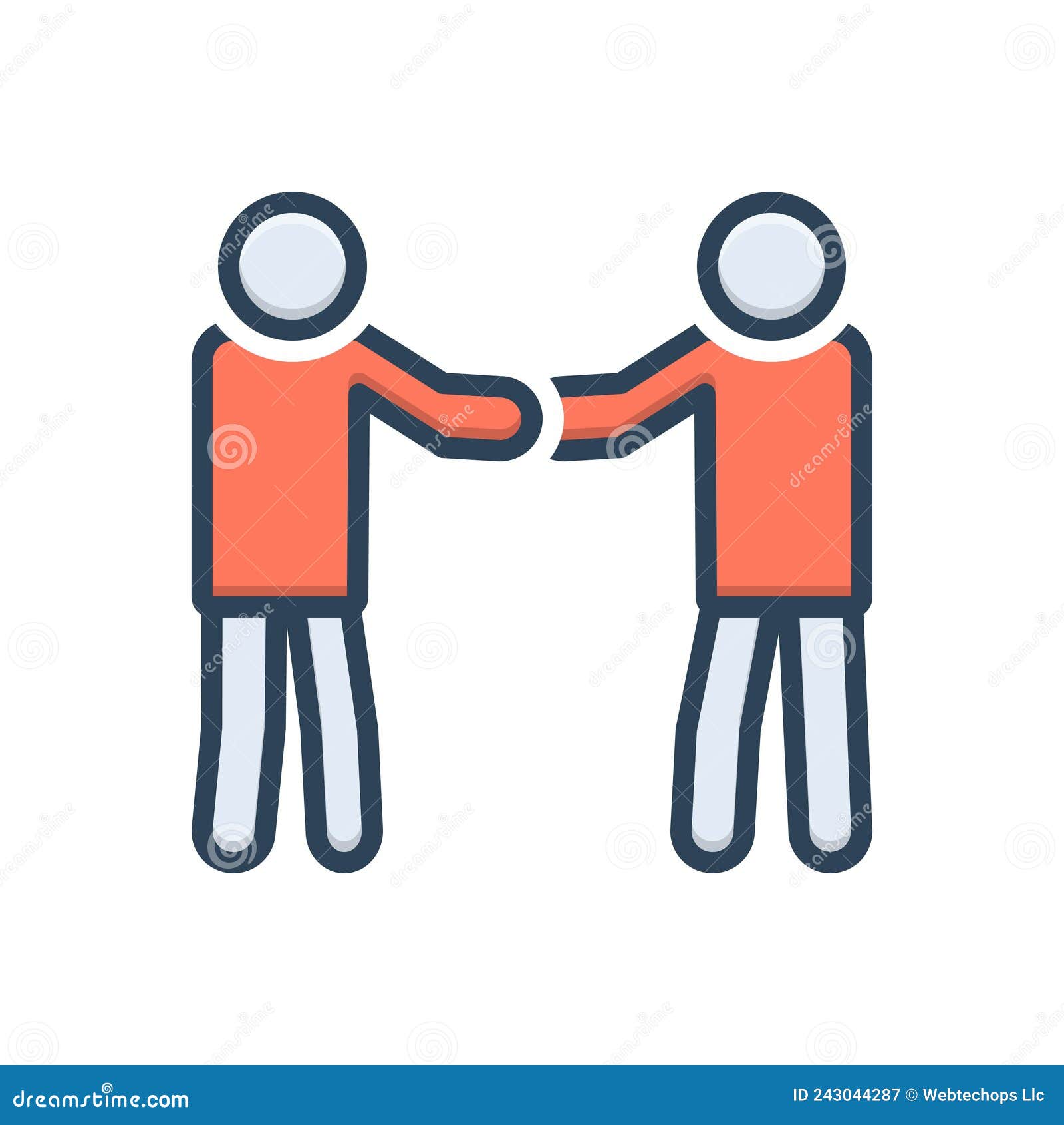 Color Illustration Icon for Introduce, Human and Acquaint Stock ...