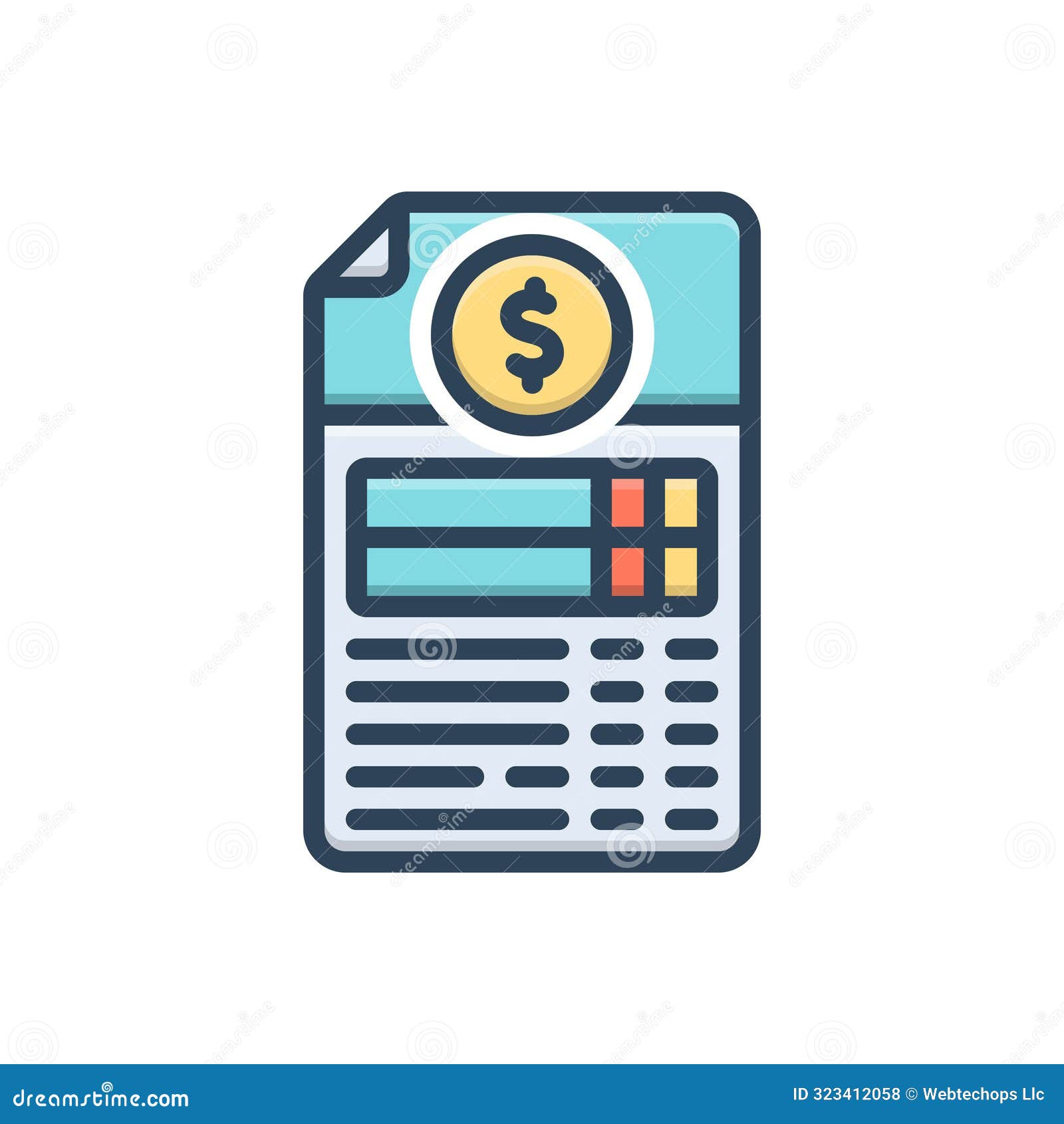 Two Color Waybill Vector Icon From Delivery And Logistics Concept ...