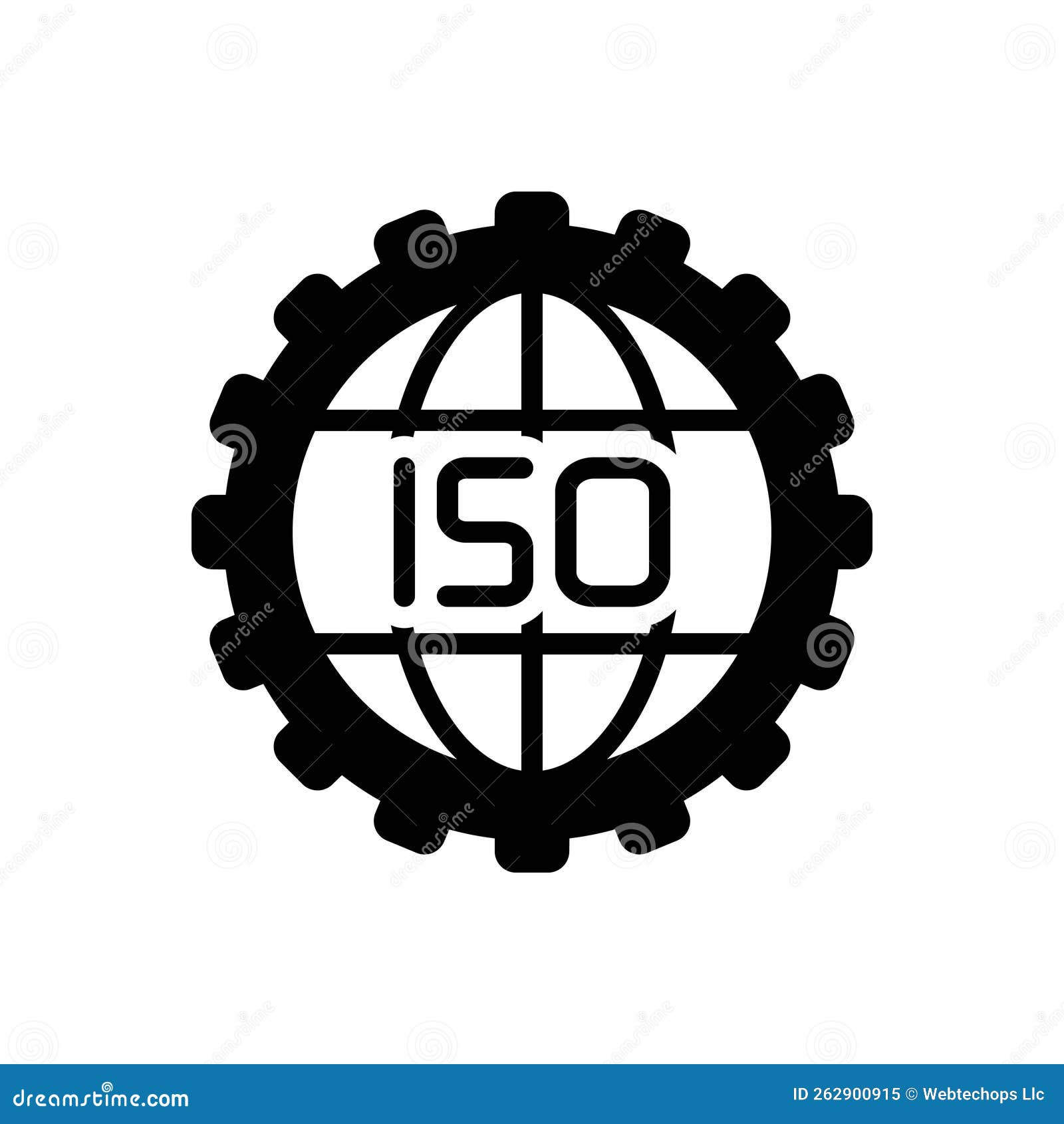 Black Solid Icon for Iso, Certificate and International Stock Vector ...