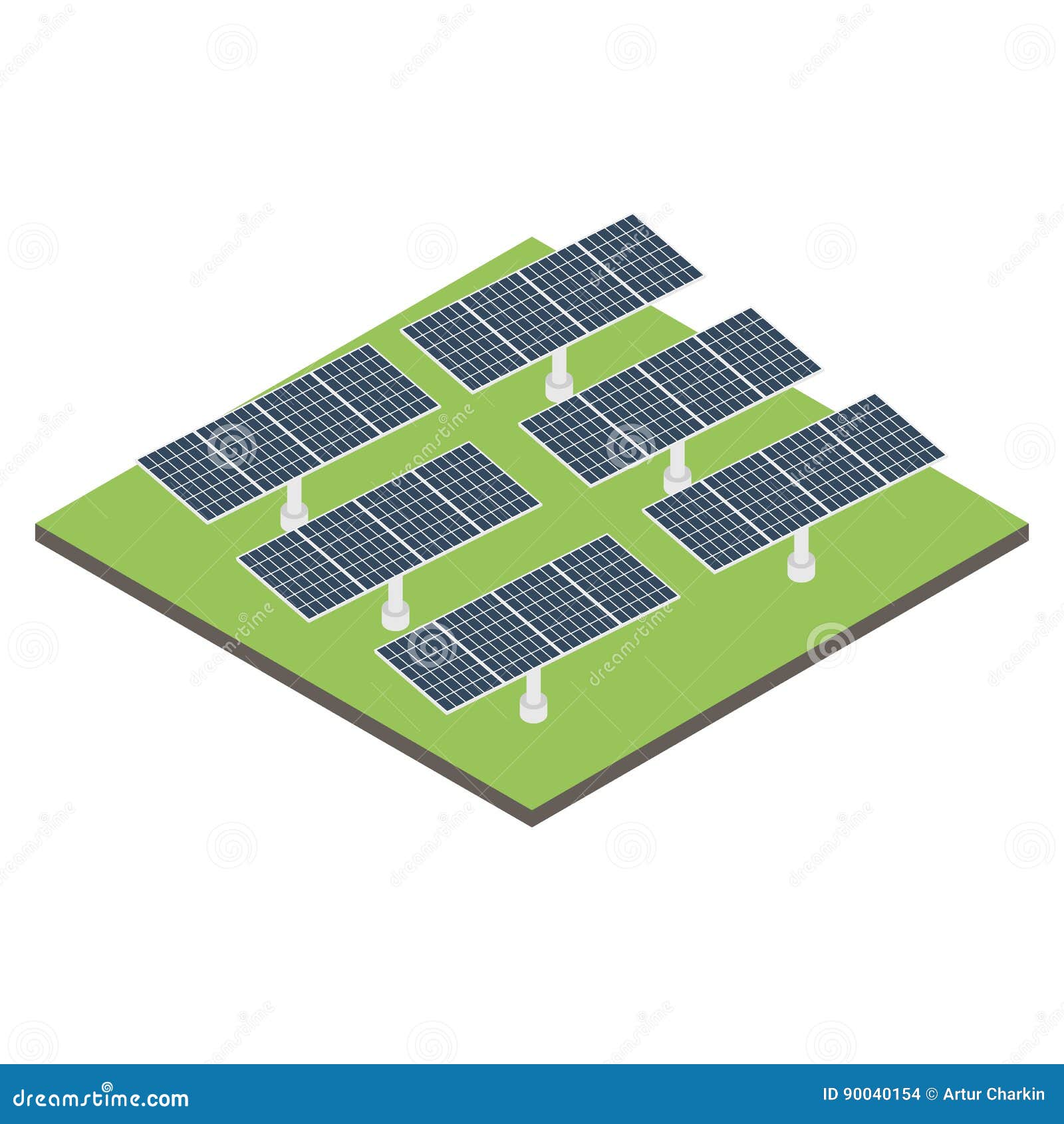 Icon Isometric Solar Panel. Stock Vector - Illustration of shape ...