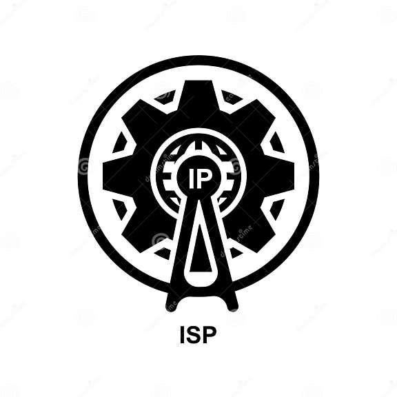 ISP Icon. Internet Service Provider Stock Vector - Illustration of icon ...