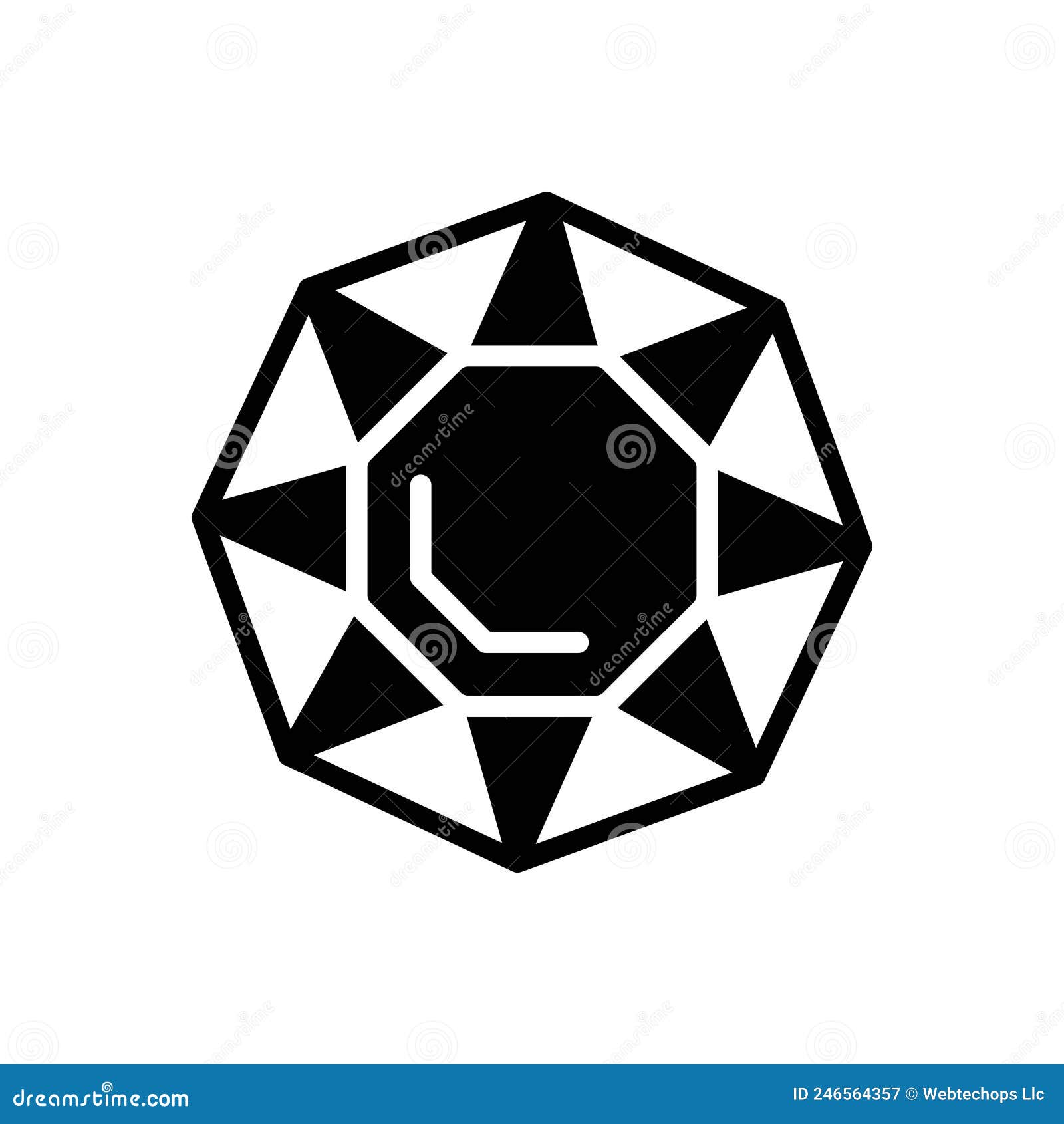 Black Solid Icon for Jade, Citrine Stone and Diamond Stock Vector ...