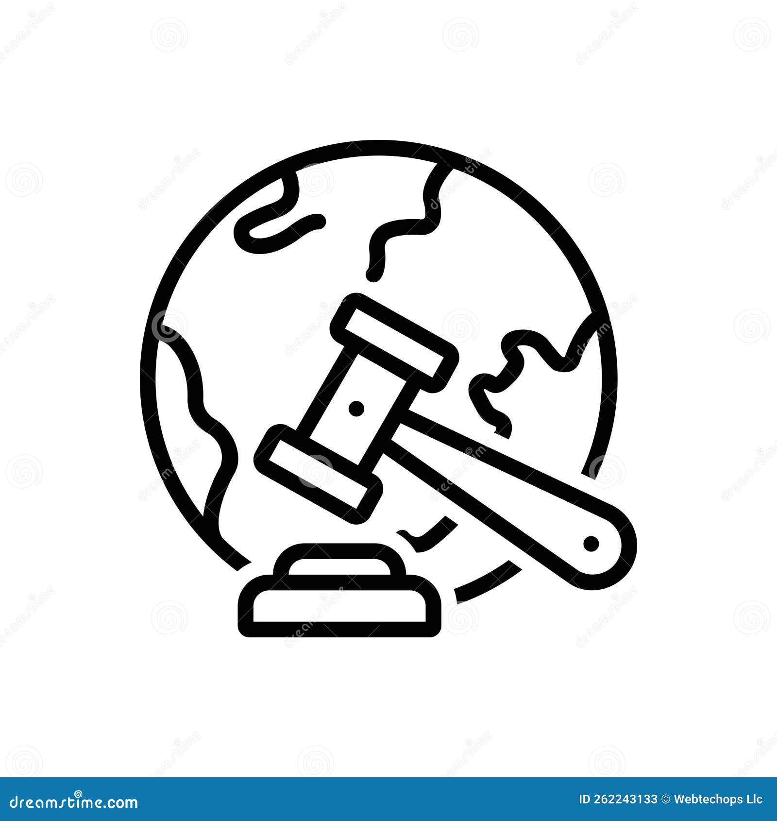 Arbitration Line Vector Icons And Signs. Settlement, Conciliation ...
